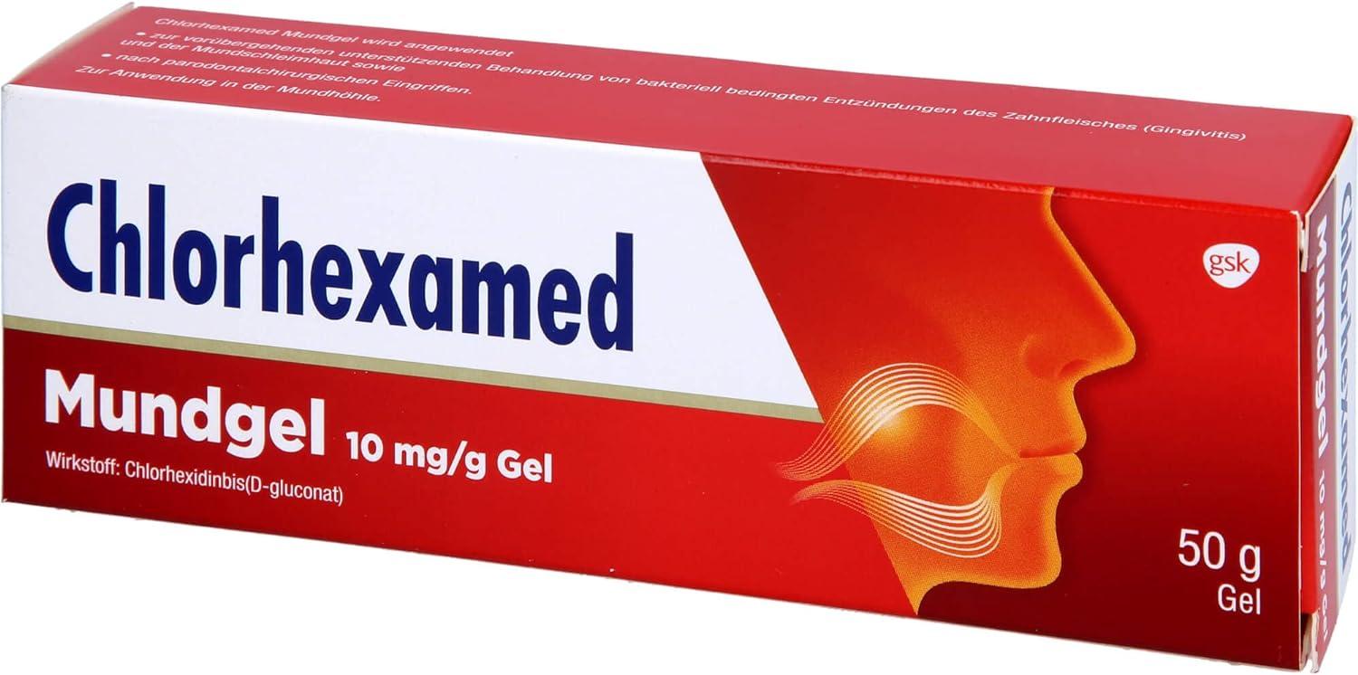 Chlorhexamed Mouth Gel 10mg/g - 50g | Antibacterial Oral Care with ...