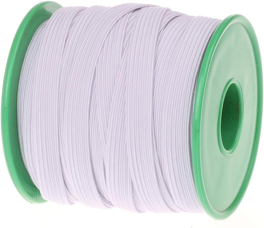 COTOWIN 3/8-inch White Braided Polyester Elastic Roll - 24 Yards | Buy ...