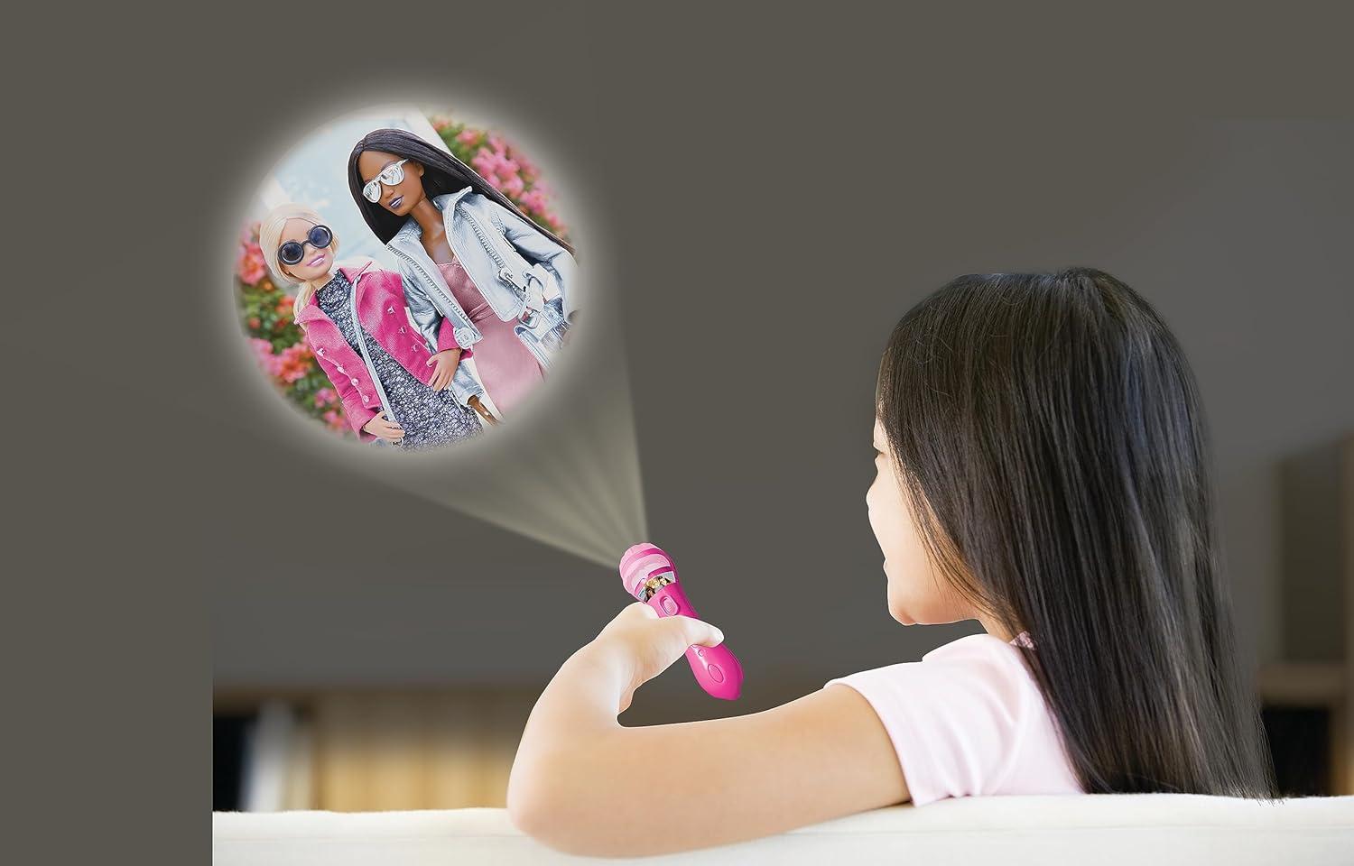Barbie Torch Light & Projector with 3 Discs | Create Your Own Stories ...