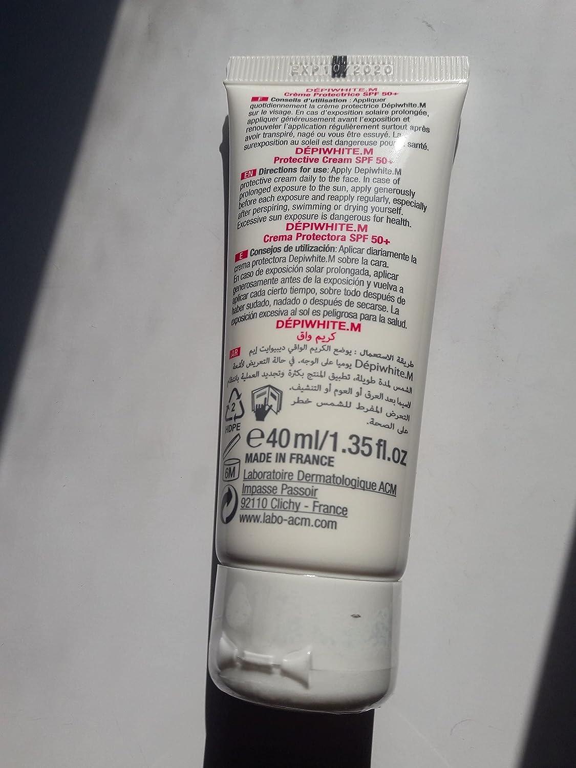 ACM Depiwhite M Cream SPF50+ 40ml/1.7 oz - Protective Sunscreen | Buy ...