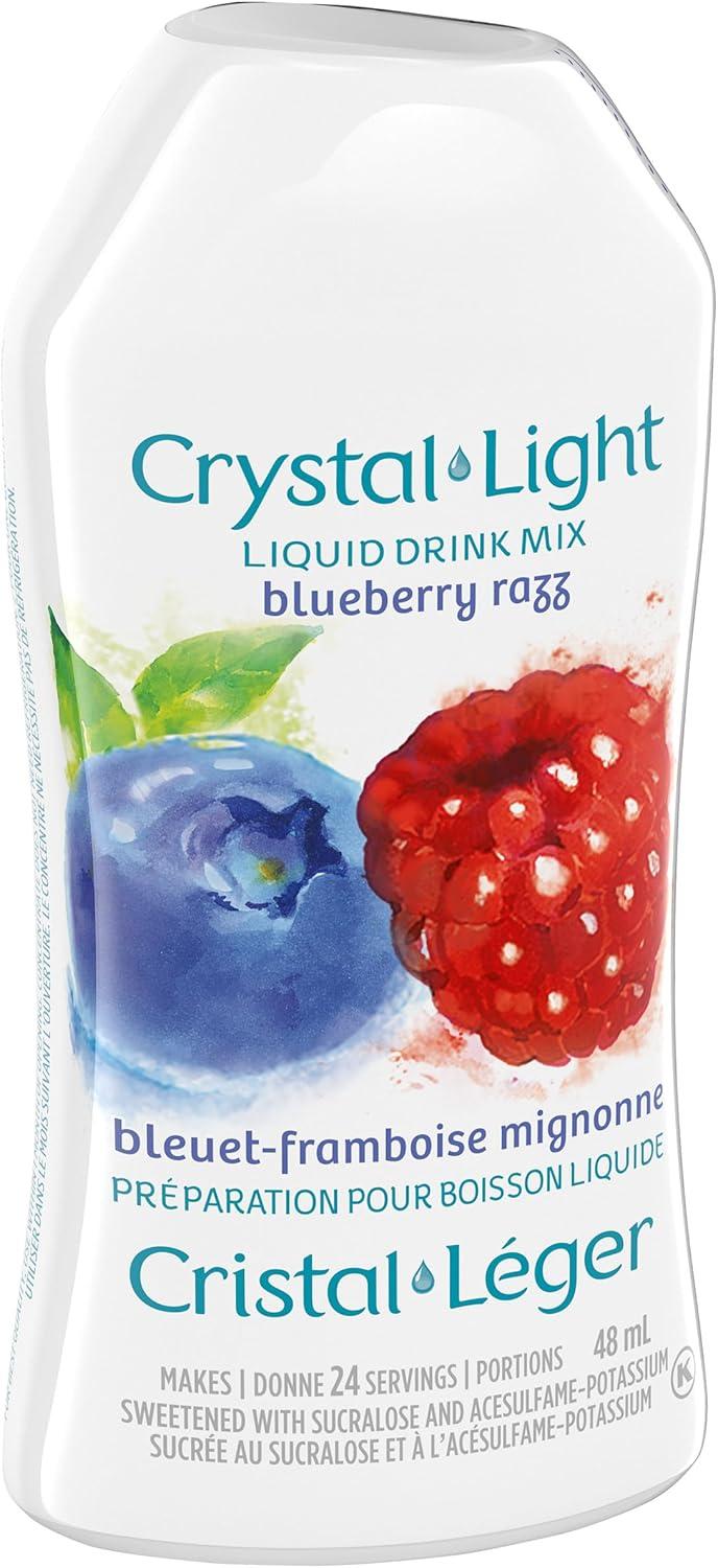 Crystal Light Blueberry Razz Liquid Drink Mix 48 mL Bottle Blueberry ...