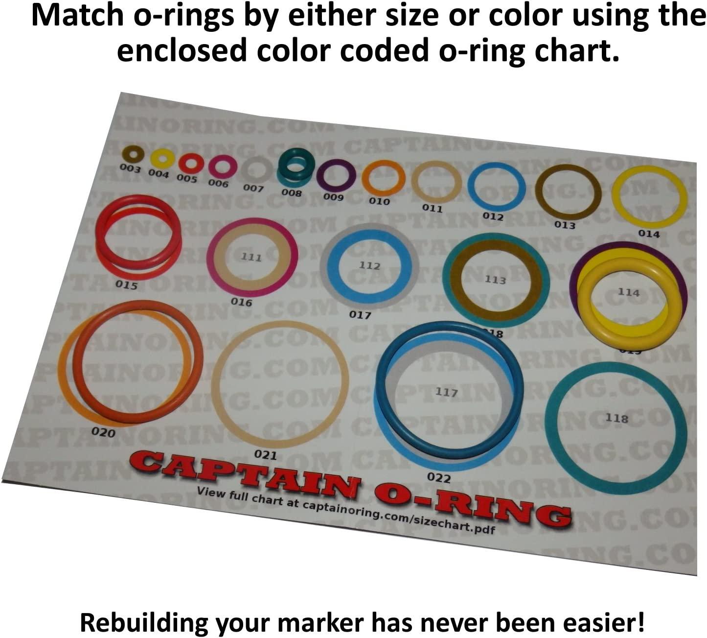 Captain O-Ring Proto PMR Color Coded 3X Oring Rebuild Kit | Buy Now ...