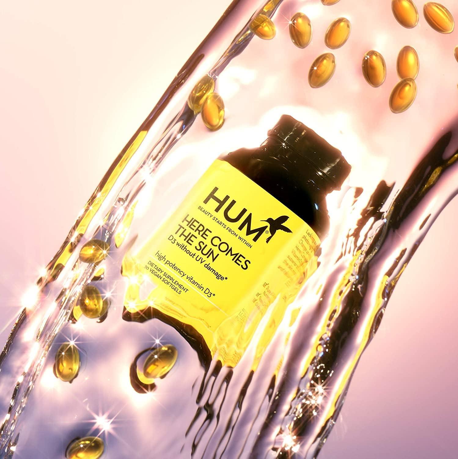 HUM Here Comes The Sun Immune Supplement - Vitamin D, Calcium for ...