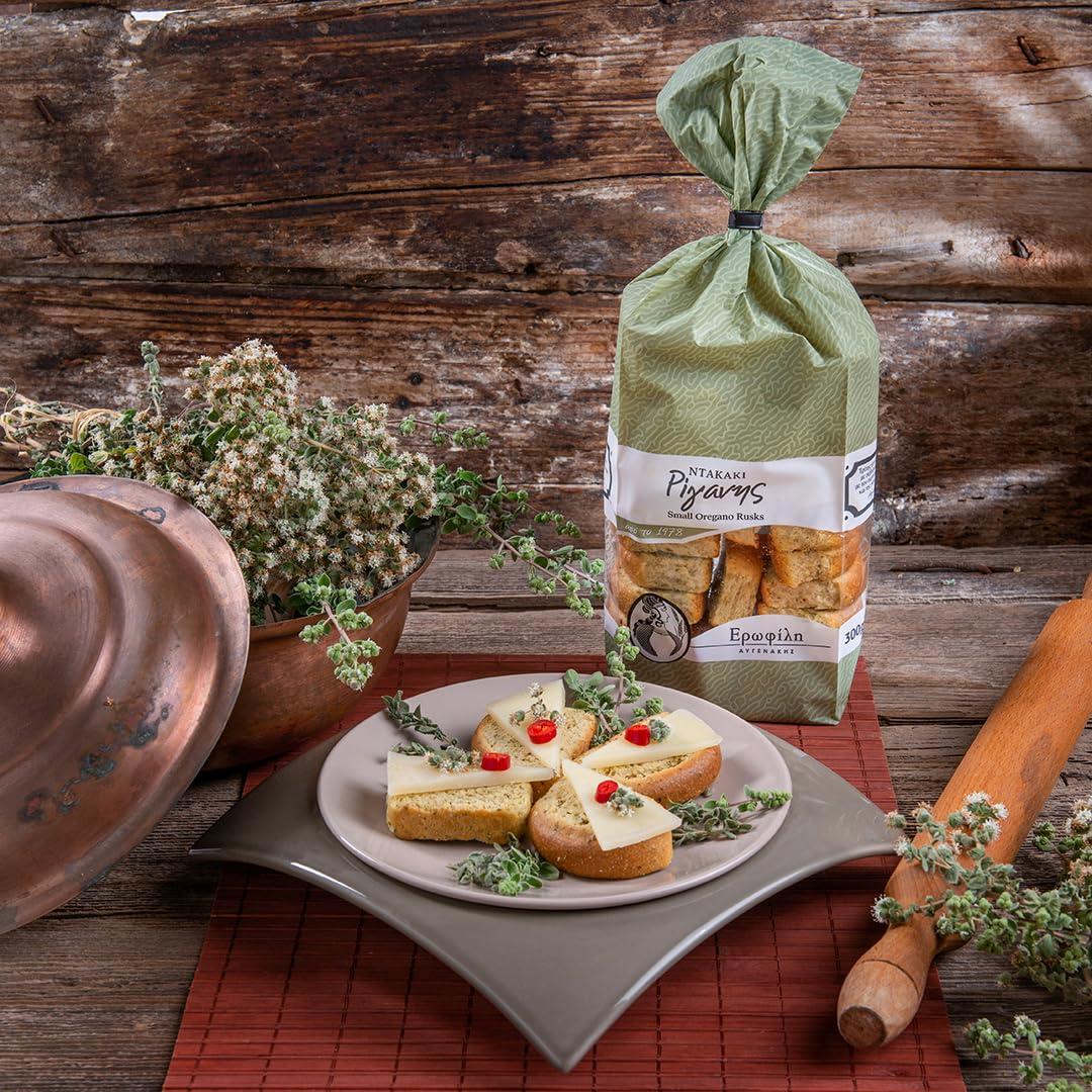 Erofili Avgenakis Greek Mini Oregano Rusks - 600g (2 Pack) | Authentic ...