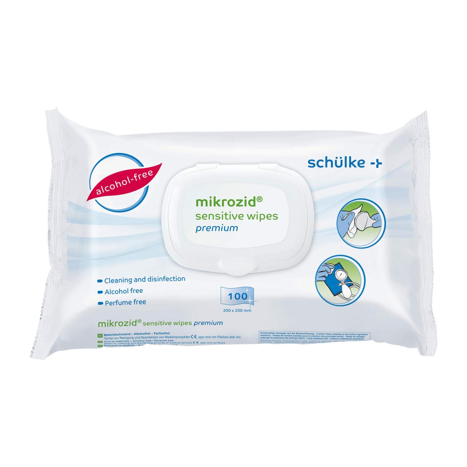 Microcide Sensitive Wipes Premium - 100 Count | Best International ...
