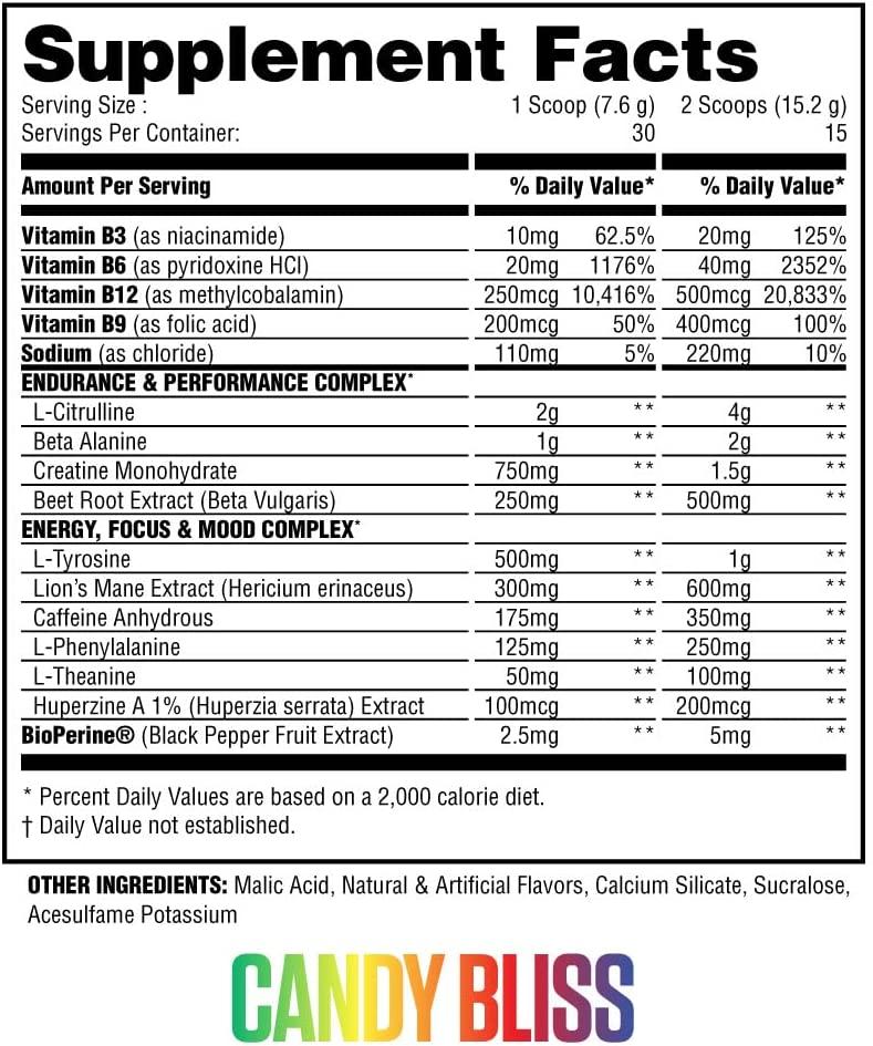 Steel Supplements Pre-Workout with Clean Energy and Intense Focus ...