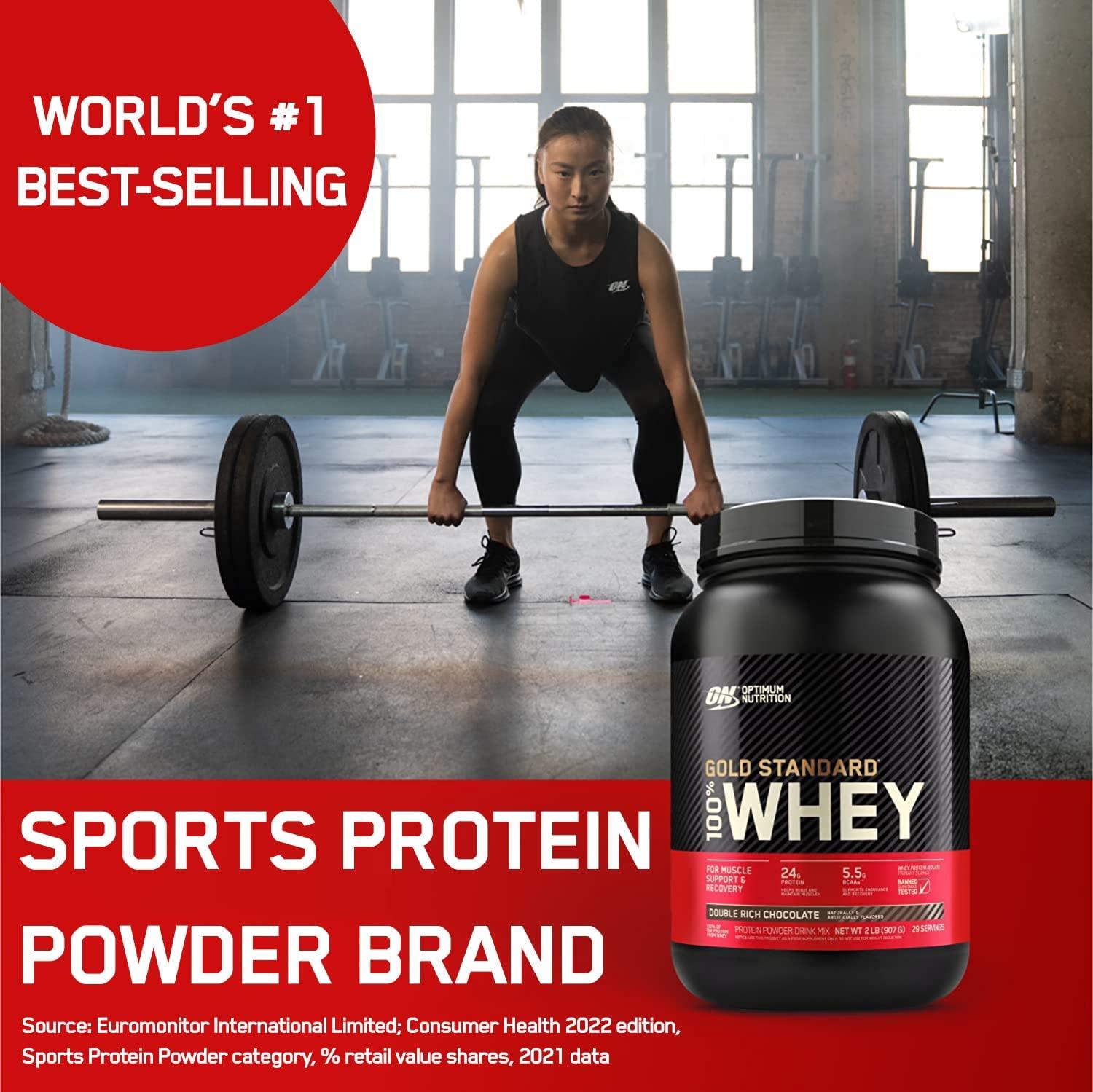 Optimum Nutrition Gold Standard 100% Whey Protein Powder - Extreme Milk ...