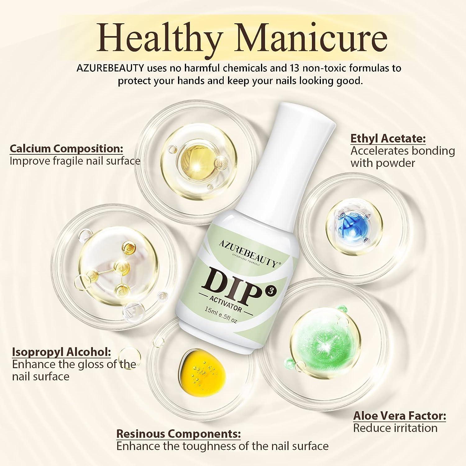 AZUREBEAUTY Pro Series Dip Powder Activator 15ml - Fast-Acting Formula ...