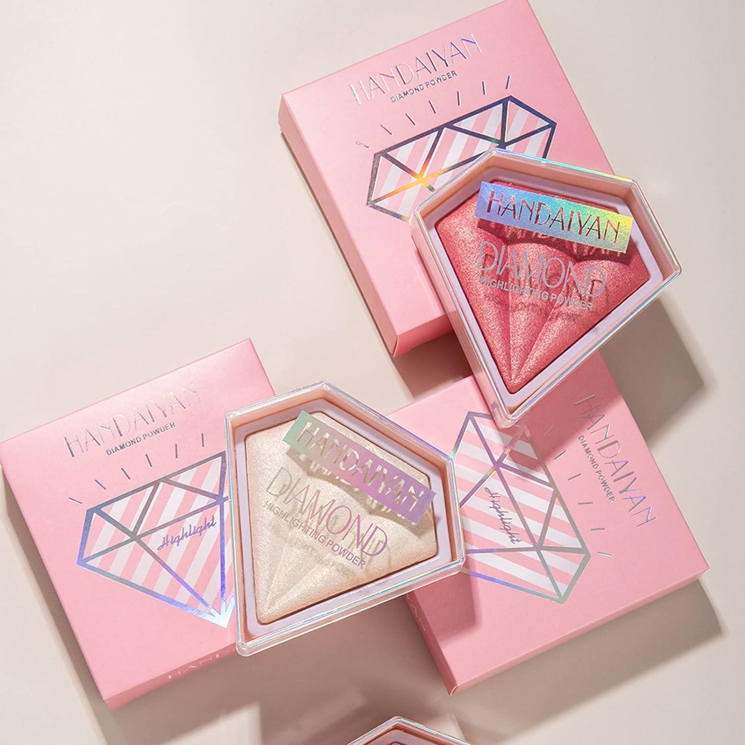 Shimmery Diamond Highlighter Palette - Pearl White #01 - 1.00g ...