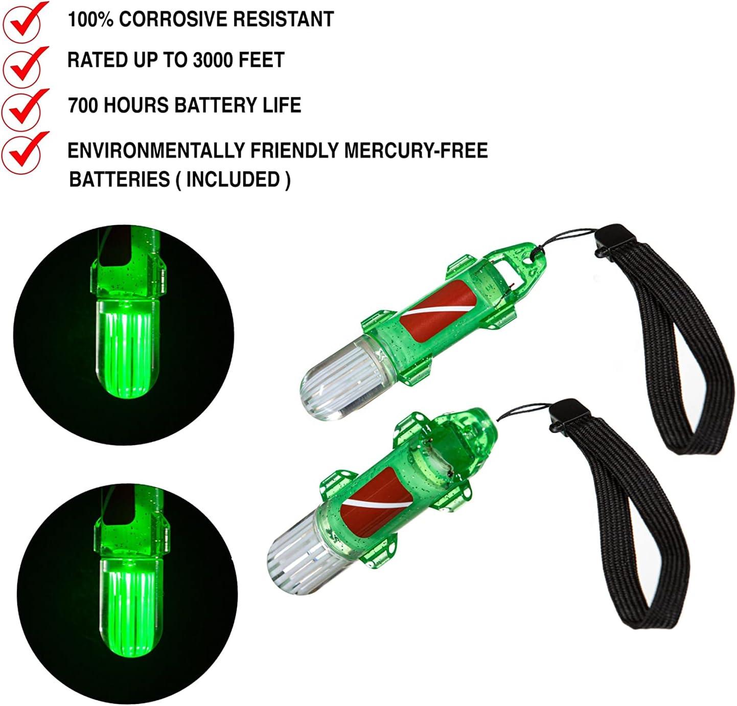 Water Activated Scuba Tank LED Lights - Night Diving Safety Markers ...