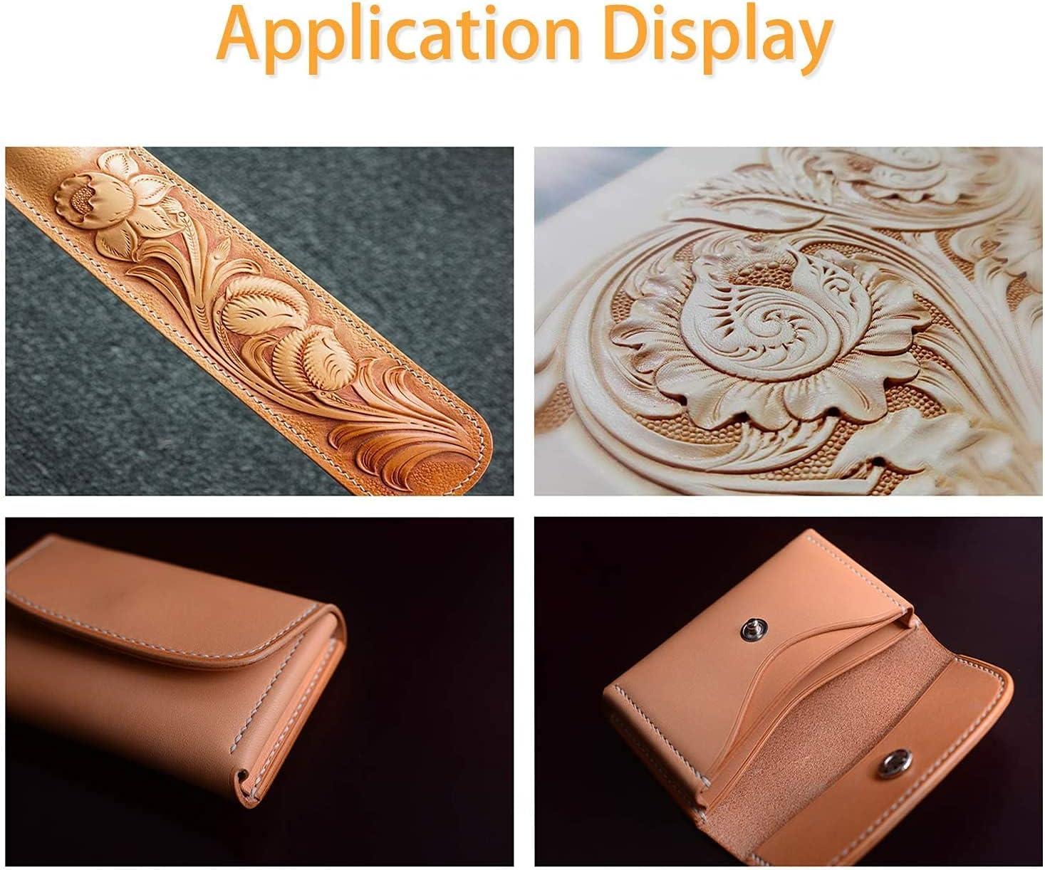 100% Veg Tan Full Grain Leather Cowhide Pre-Cut Piece 8-9 oz - Tooling ...