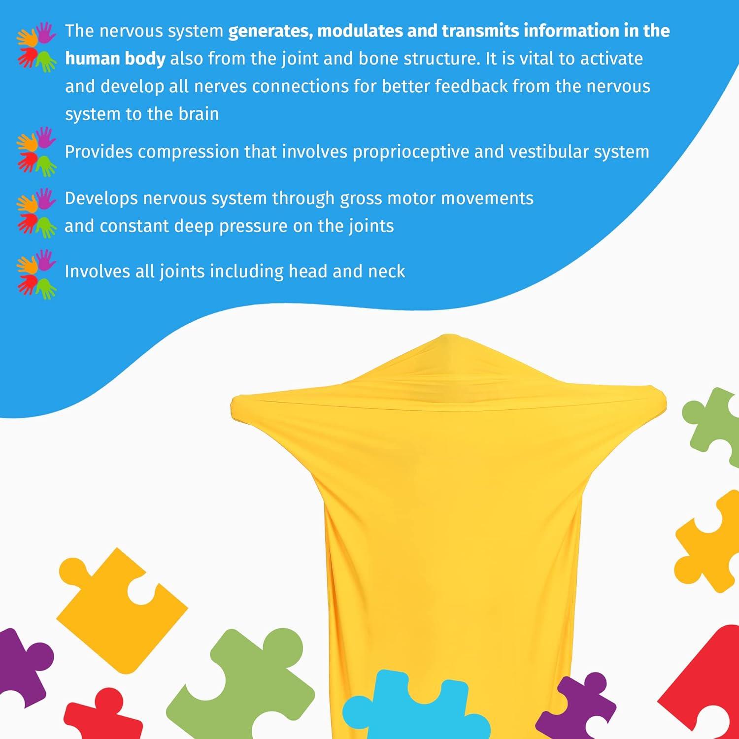 Sensory Owl XXXL Full Body Sock for ADHD & Autism Relief - Deep ...