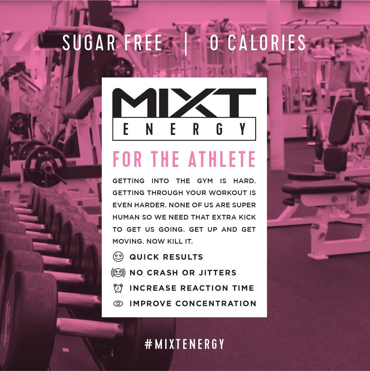 MIXT Energy Supplement - 8 Hour Energy Drink for Focus, Sugar-Free ...