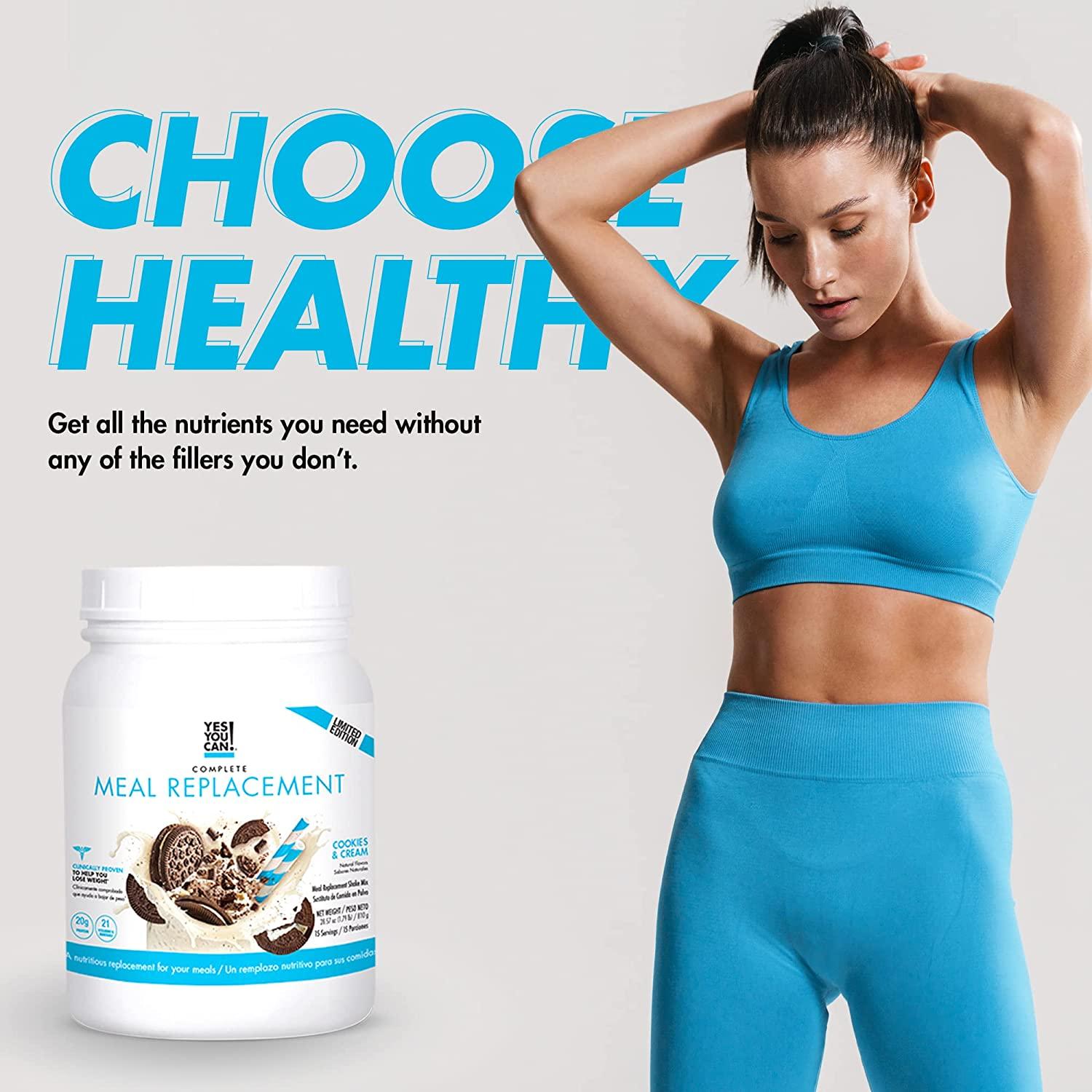 Yes You Can Cookies and Cream Meal Replacement Shake - 15 Servings ...
