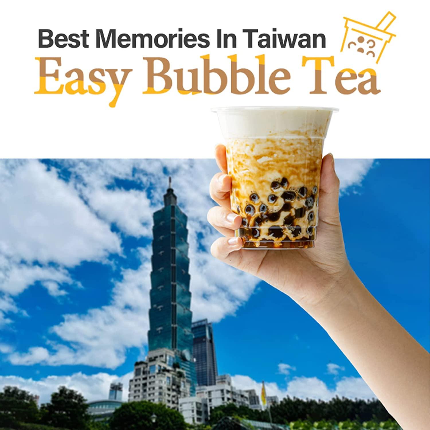 EASY BUBBLE TEA Classic Flavor Kit - Authentic Instant Boba Milk Tea ...