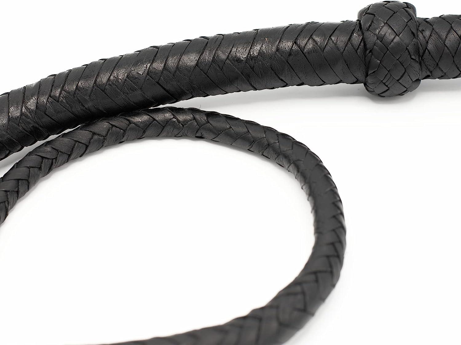 Ardour Crafts Bull Whip 4 feet Handmade Leather Cowhide Stock Whips for ...