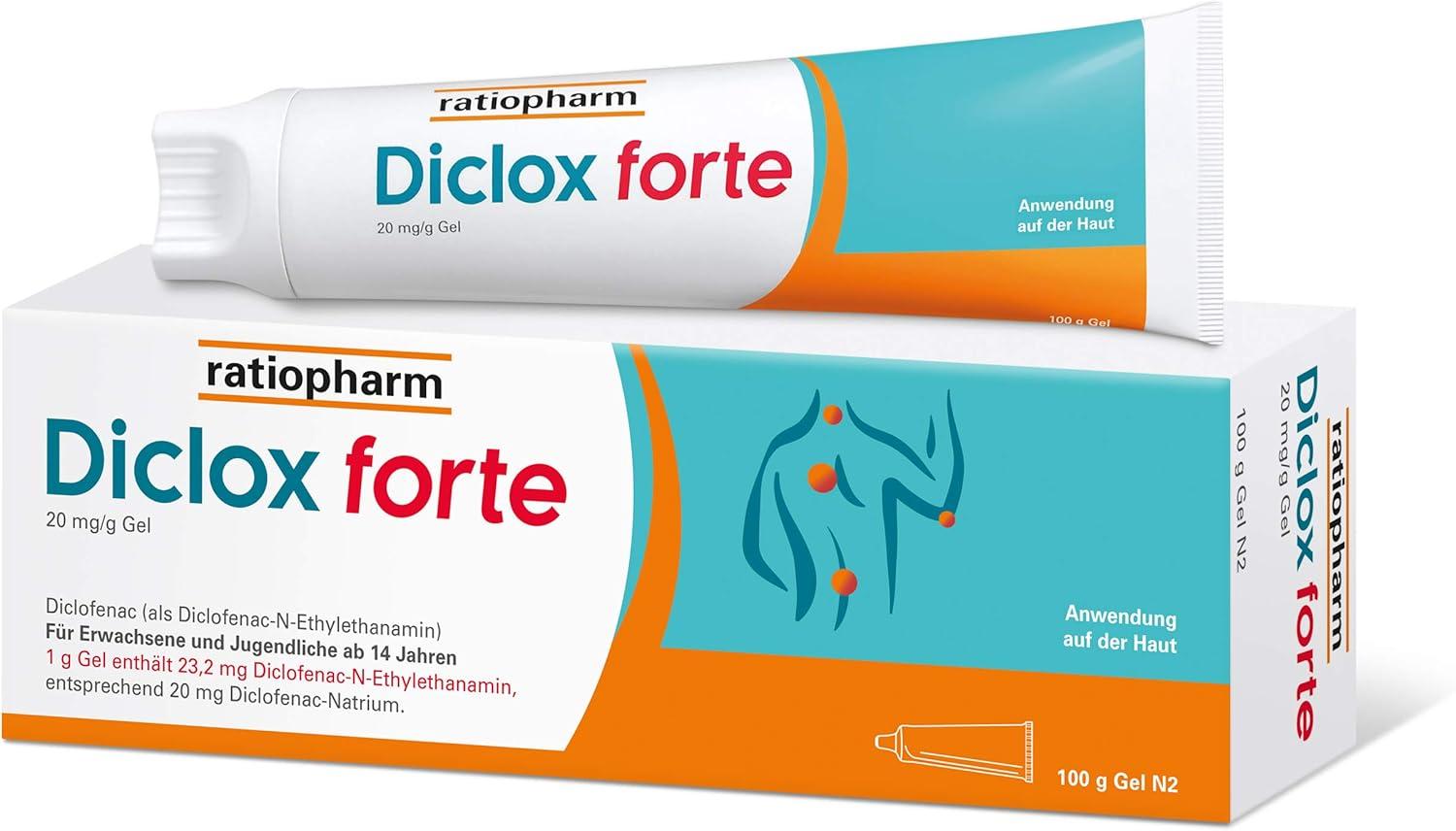Diclox Forte Pain Gel 50g - Fast Relief for Back & Joint Pain ...