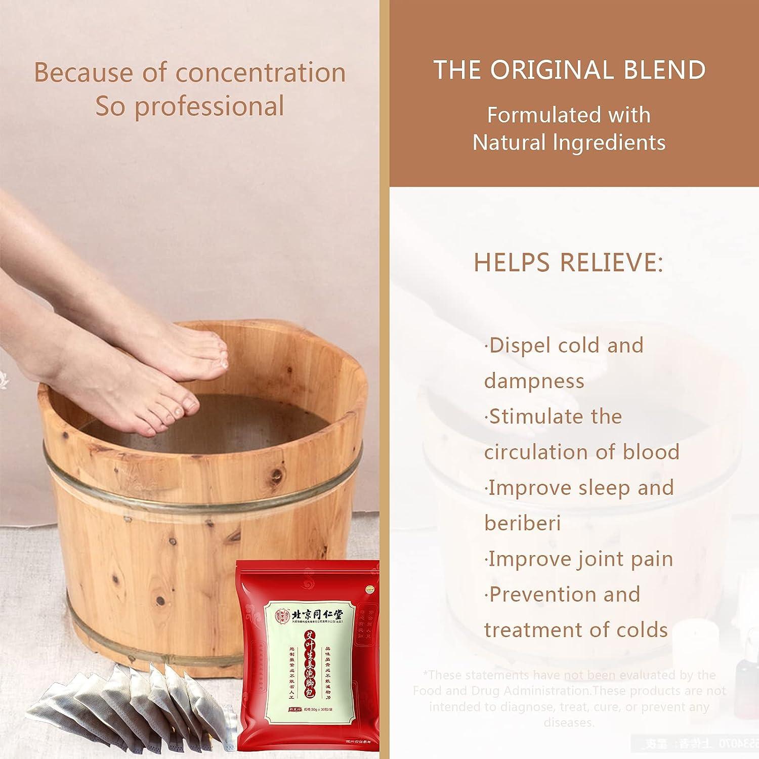 Herbal Foot Soak & Detox 900g - Chinese Medicated Spa Bath for ...