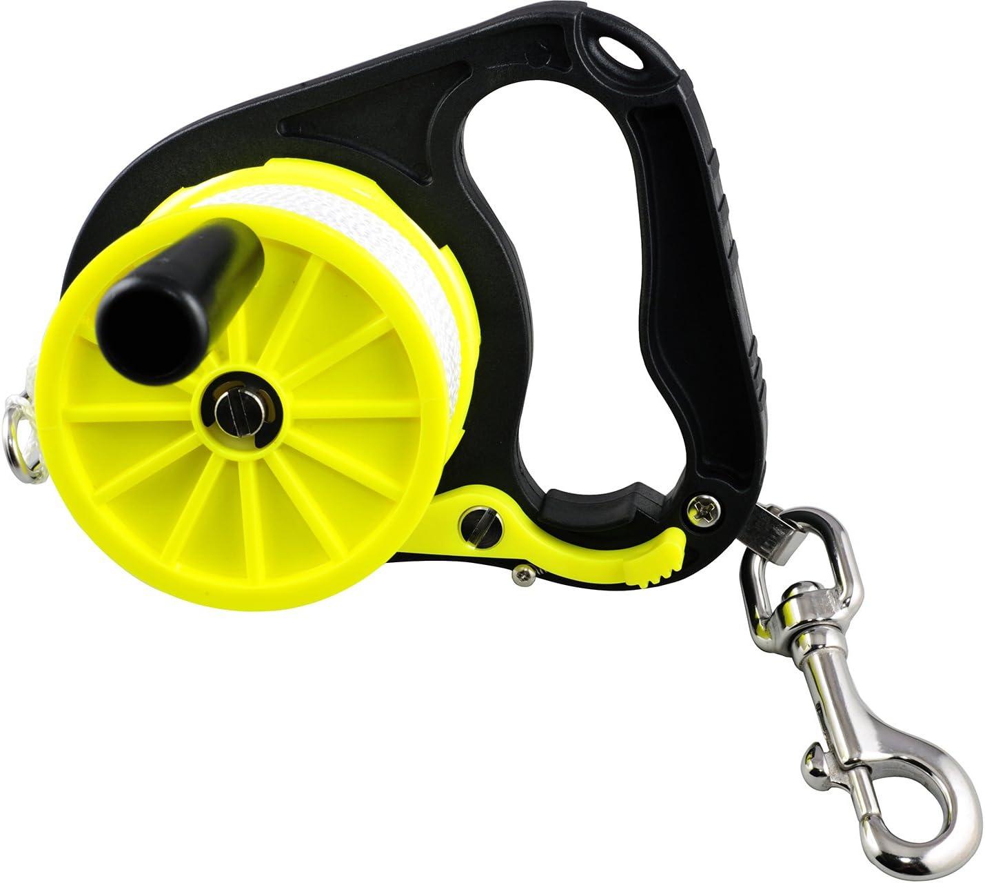 Typhoon Scuba Diving Cave Tec Wreck Reel - 150ft Braided Nylon Line