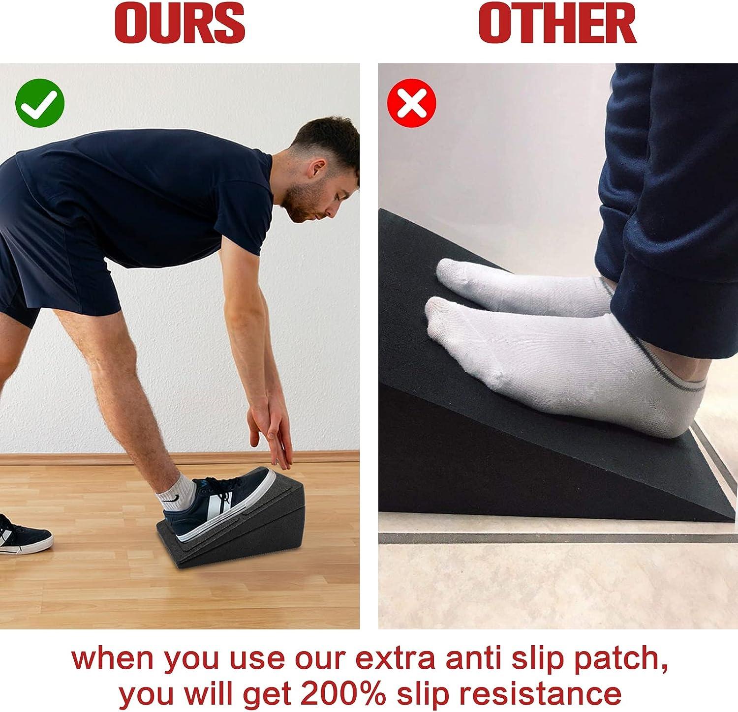 Kanmart Slant Board for Calf Stretching 3 Pcs EPP squat wedge ...