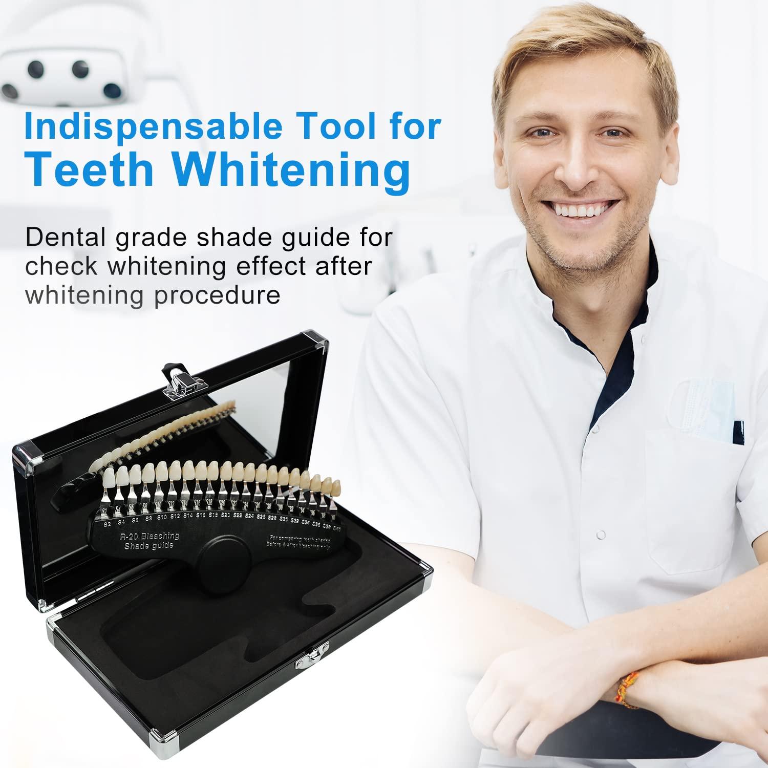 EZGO Professional 3D R-20 Dental Teeth Whitening Shade Guide for ...