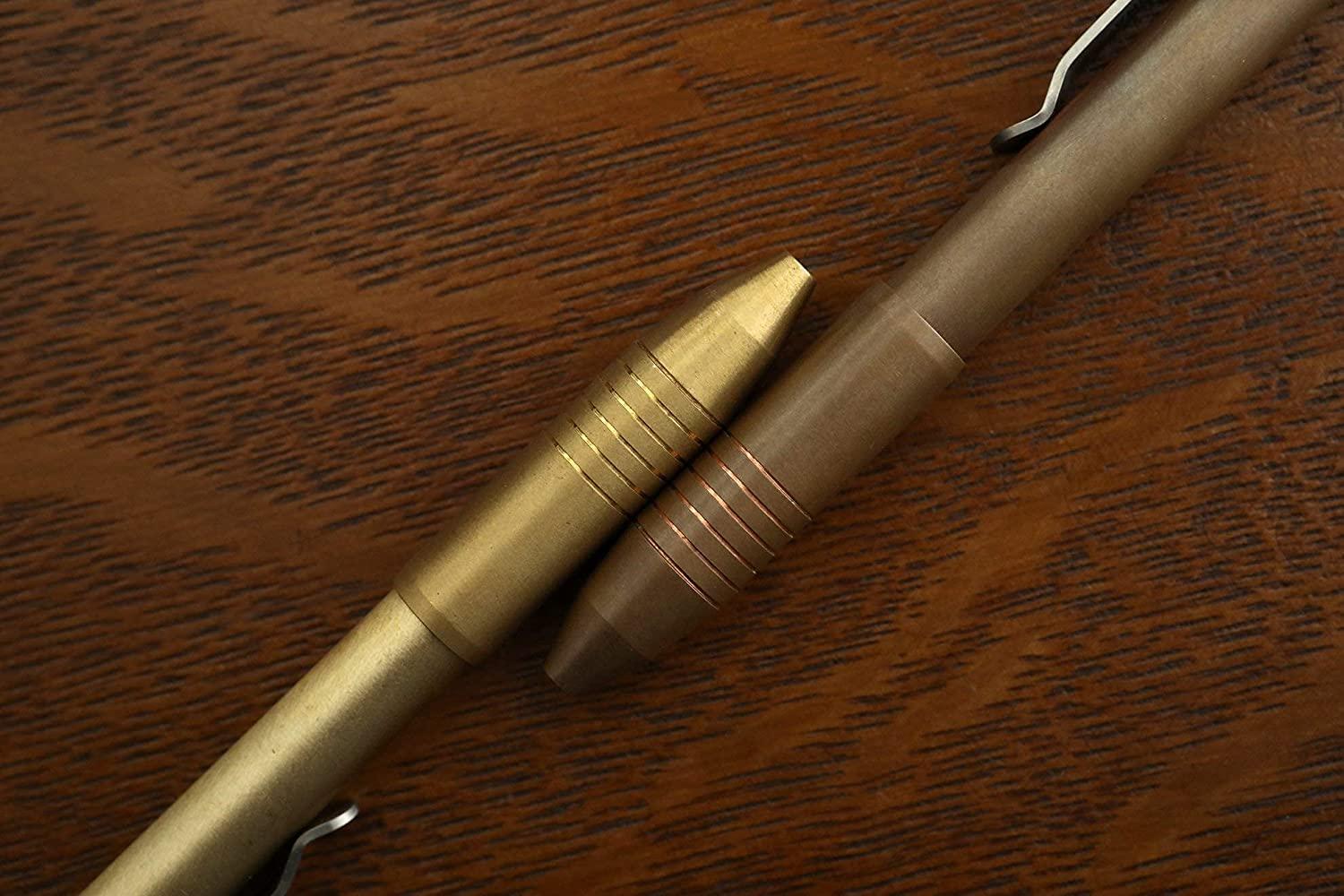 Big Idea Design Copper Click EDC Pen - Red Tone | Premium Copper Finish ...