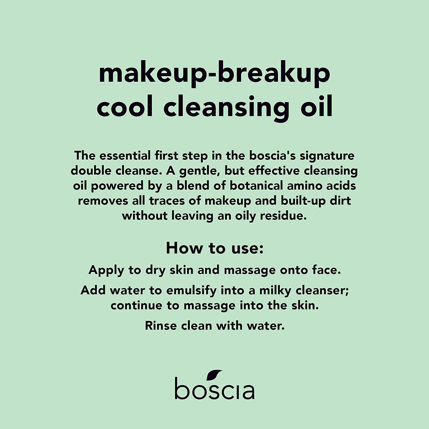 Boscia Makeup Breakup Cool Cleansing Oil Italy | Saubhaya Makeup