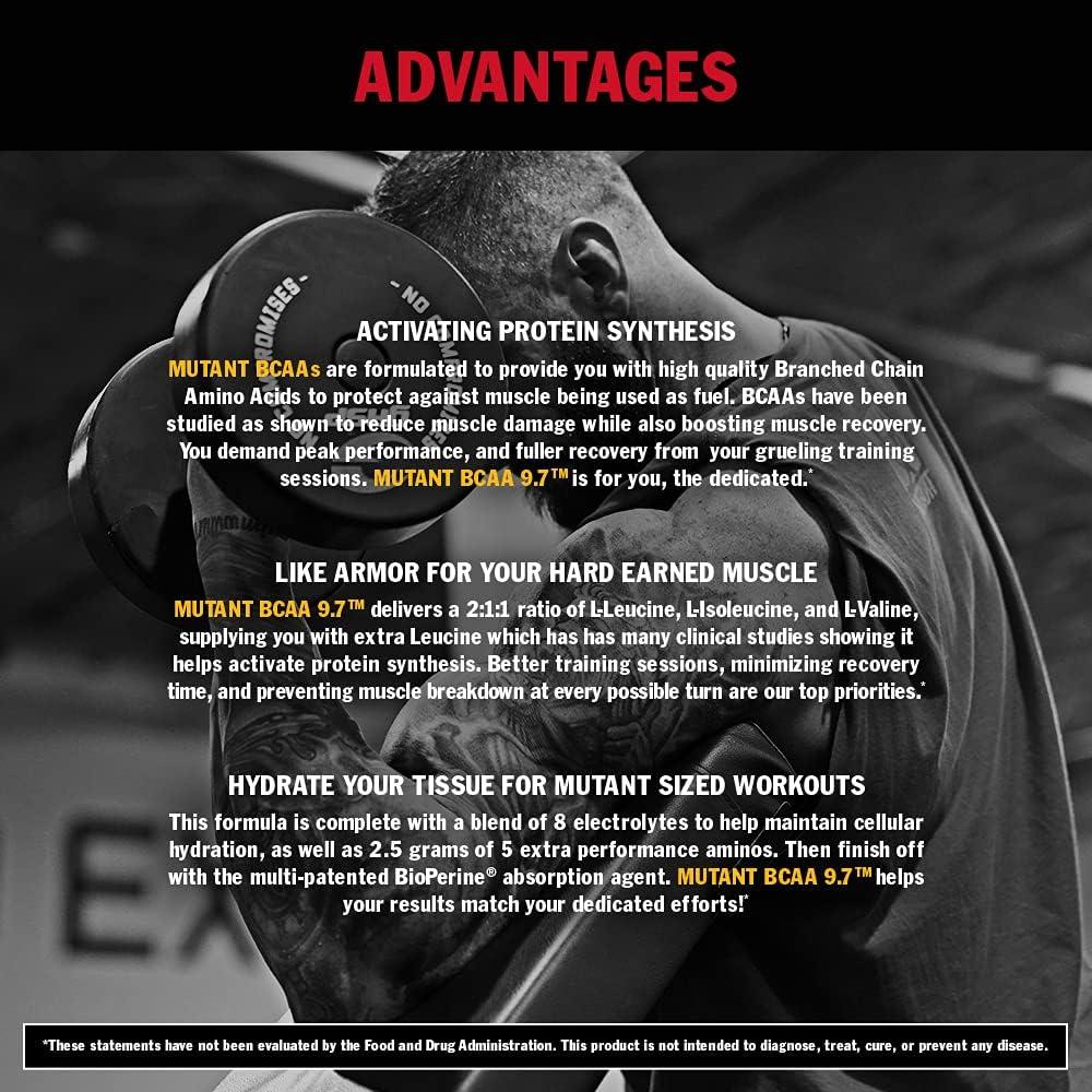 MUTANT BCAA 9.7 Sweet Iced Tea 1044g Powder - Amino Acid & Electrolyte ...