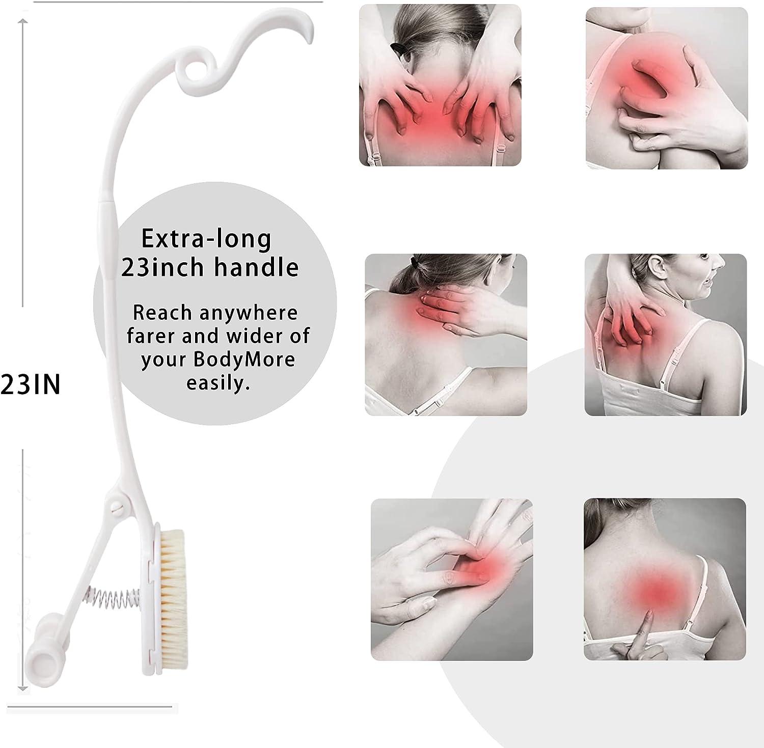 Long Handle Back Scrubber for Shower - Elderly & Disabled Friendly