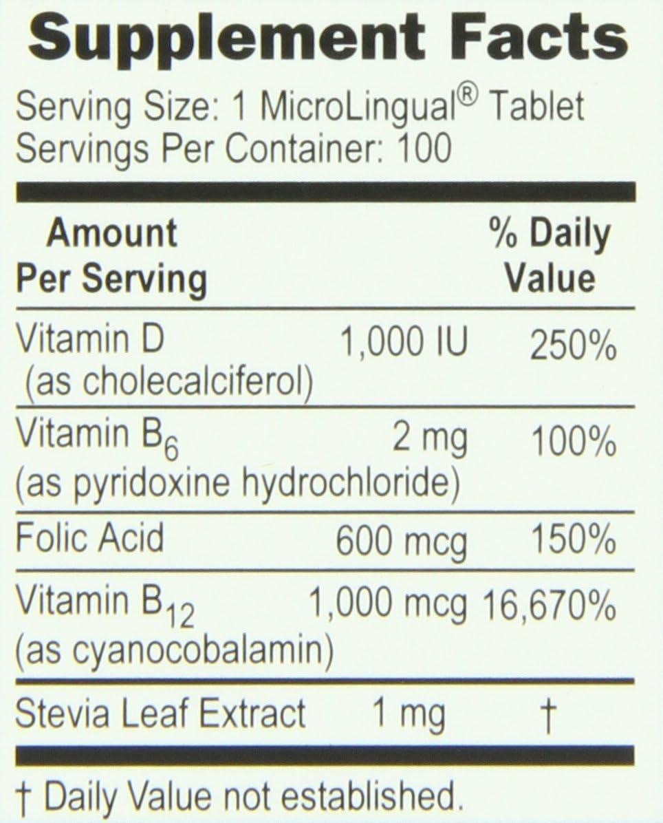Superior Source No Shot B6/B12/Folic Acid + D Multivitamins 100 Ct ...