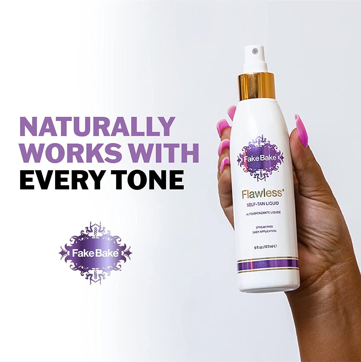 Fake Bake Flawless Self-Tanning Liquid 6oz - Streak-Free & Long-Lasting ...
