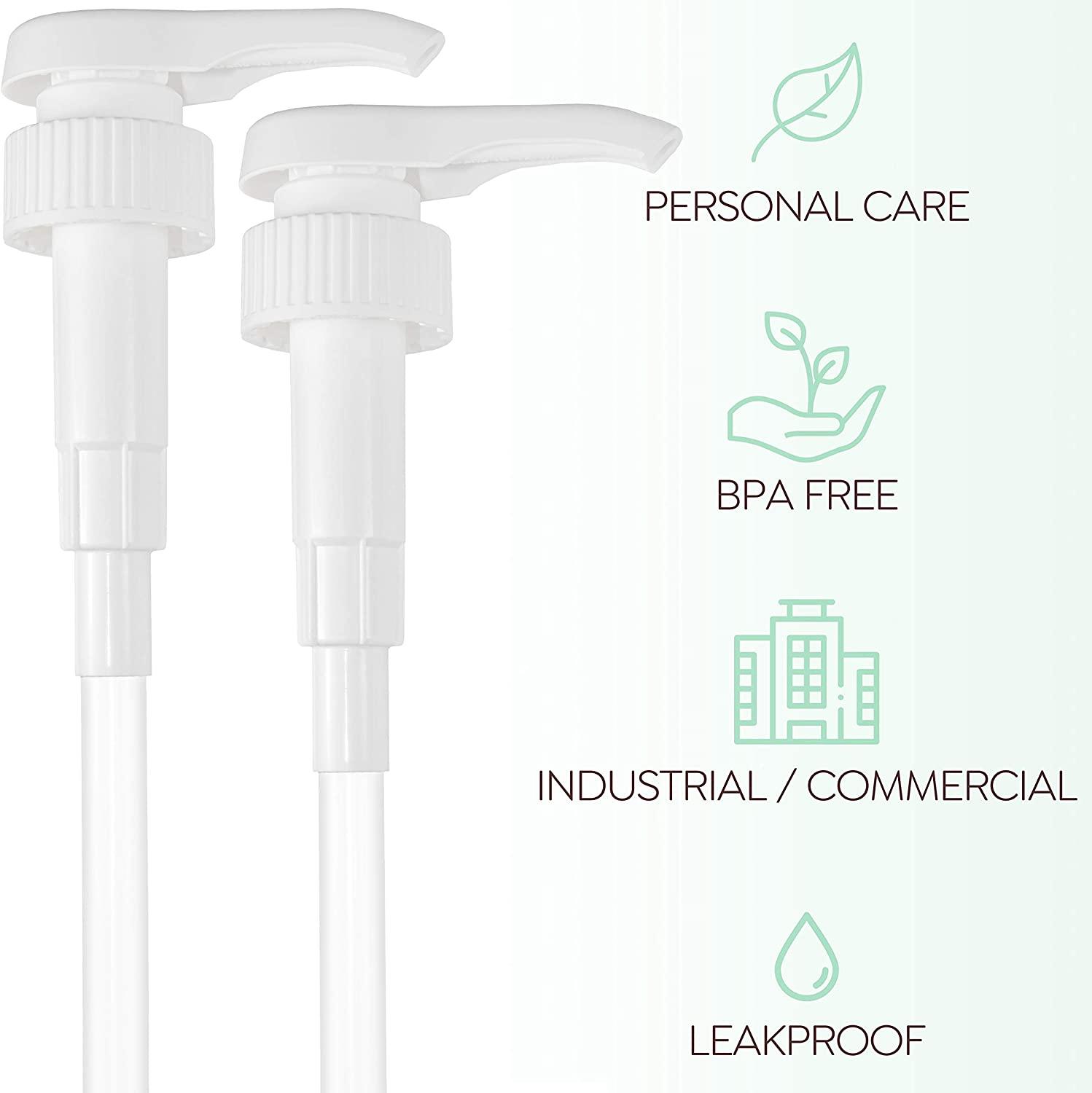 Universal Shampoo Pump Dispenser for 33.8oz Bottles - Fits 1 Liter with ...