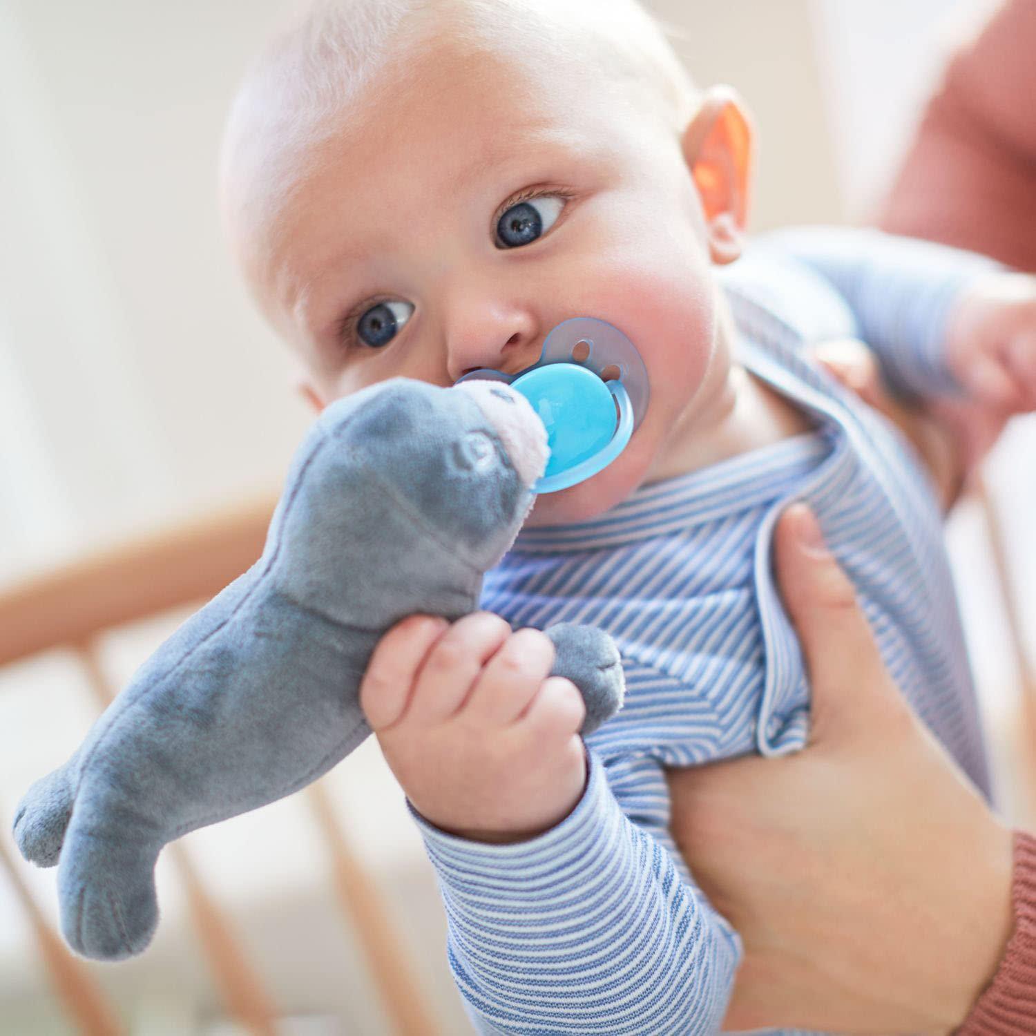 Philips Avent Soft Toy Elephant with Pacifier SCF348/13 - Comfort ...
