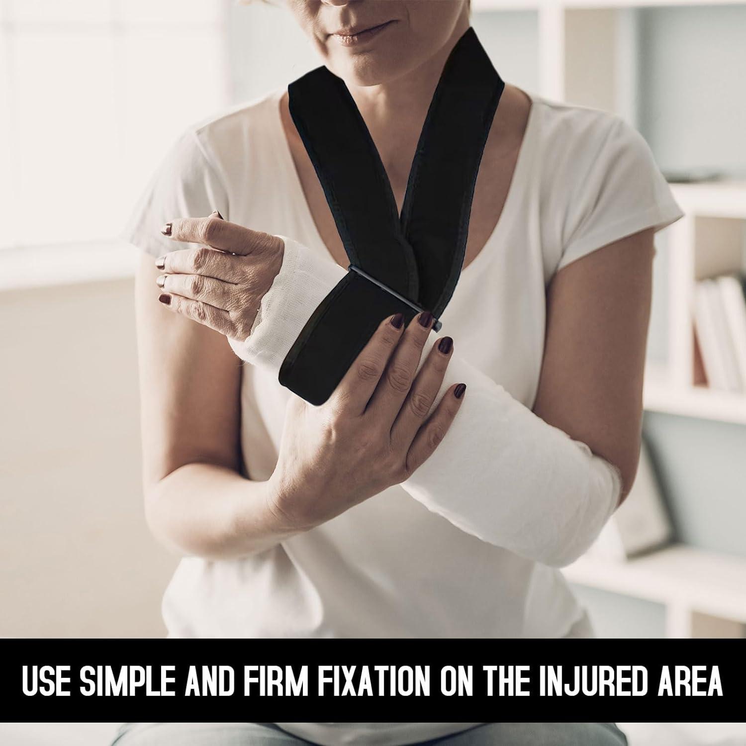 Adjustable Arm Sling for Elbow | One Size Fits All for Men, Women ...