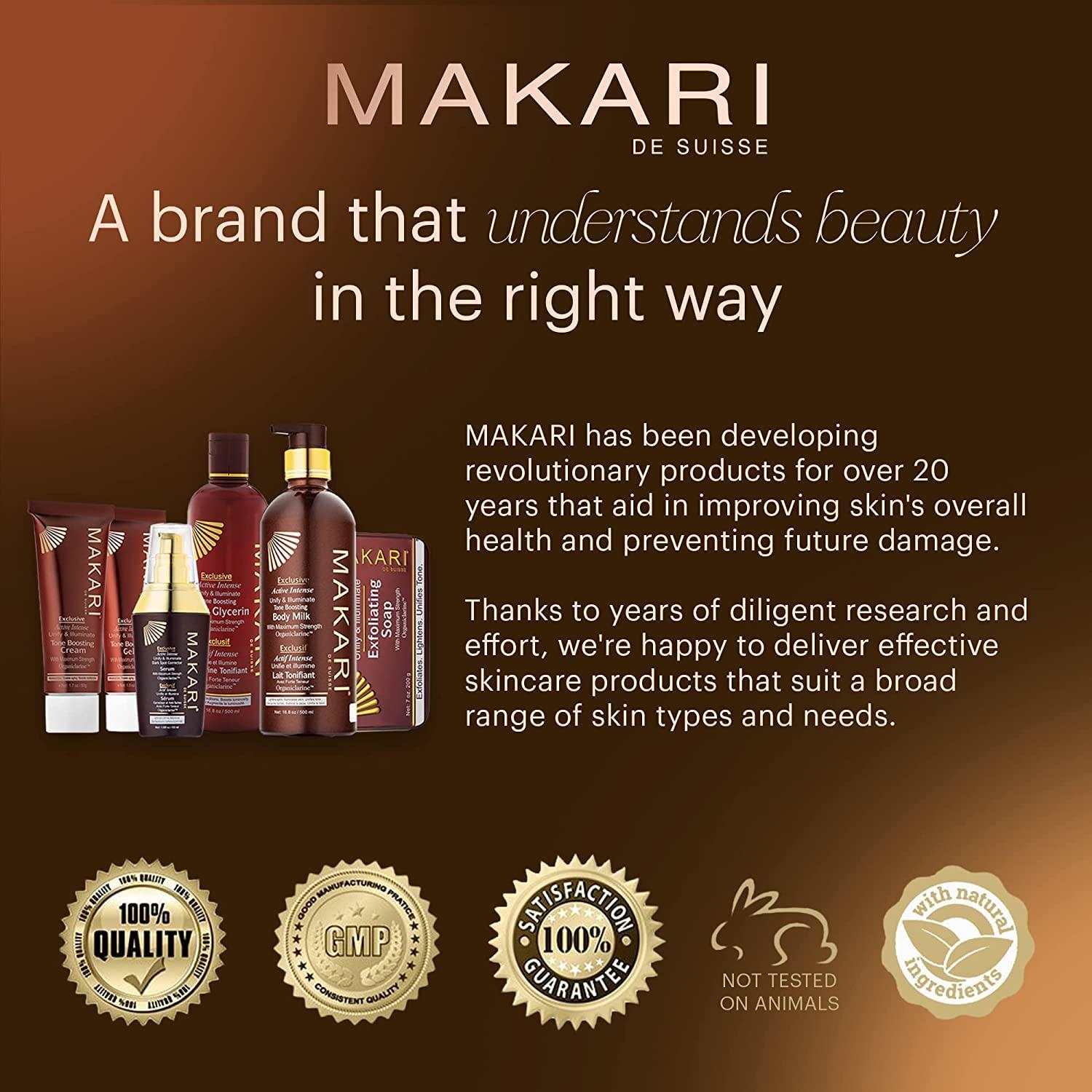 Makari Exclusive Active Intense Tone Boosting Face Cream 1.7 oz | Skin ...