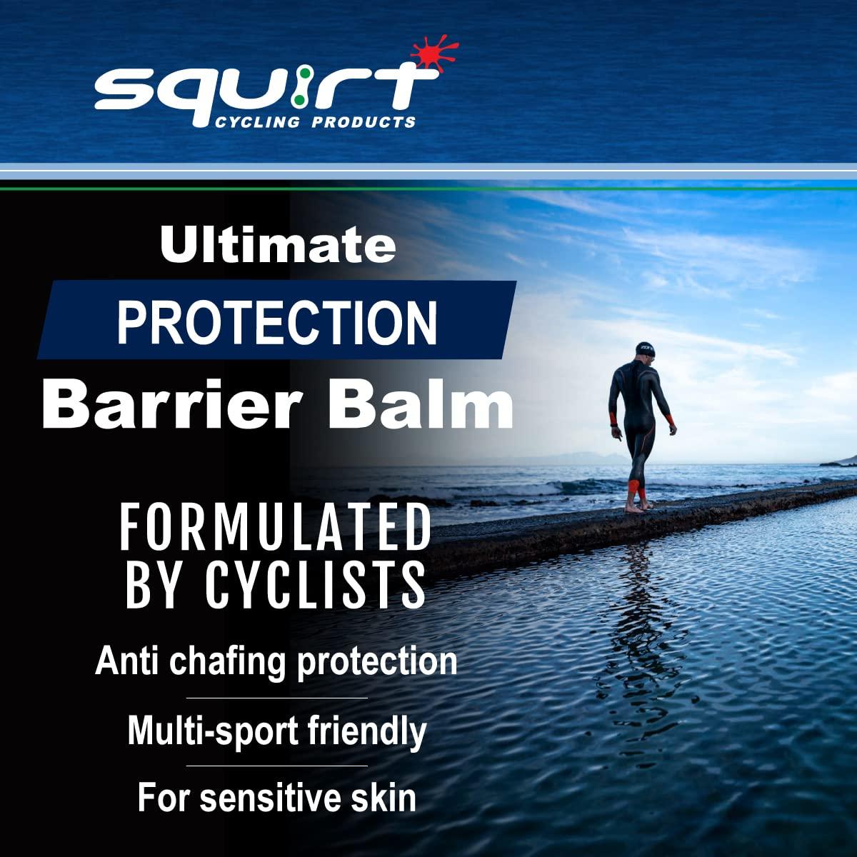 Squirt Barrier Balm 10 Pack - Chafing Relief for Cycling & Endurance ...