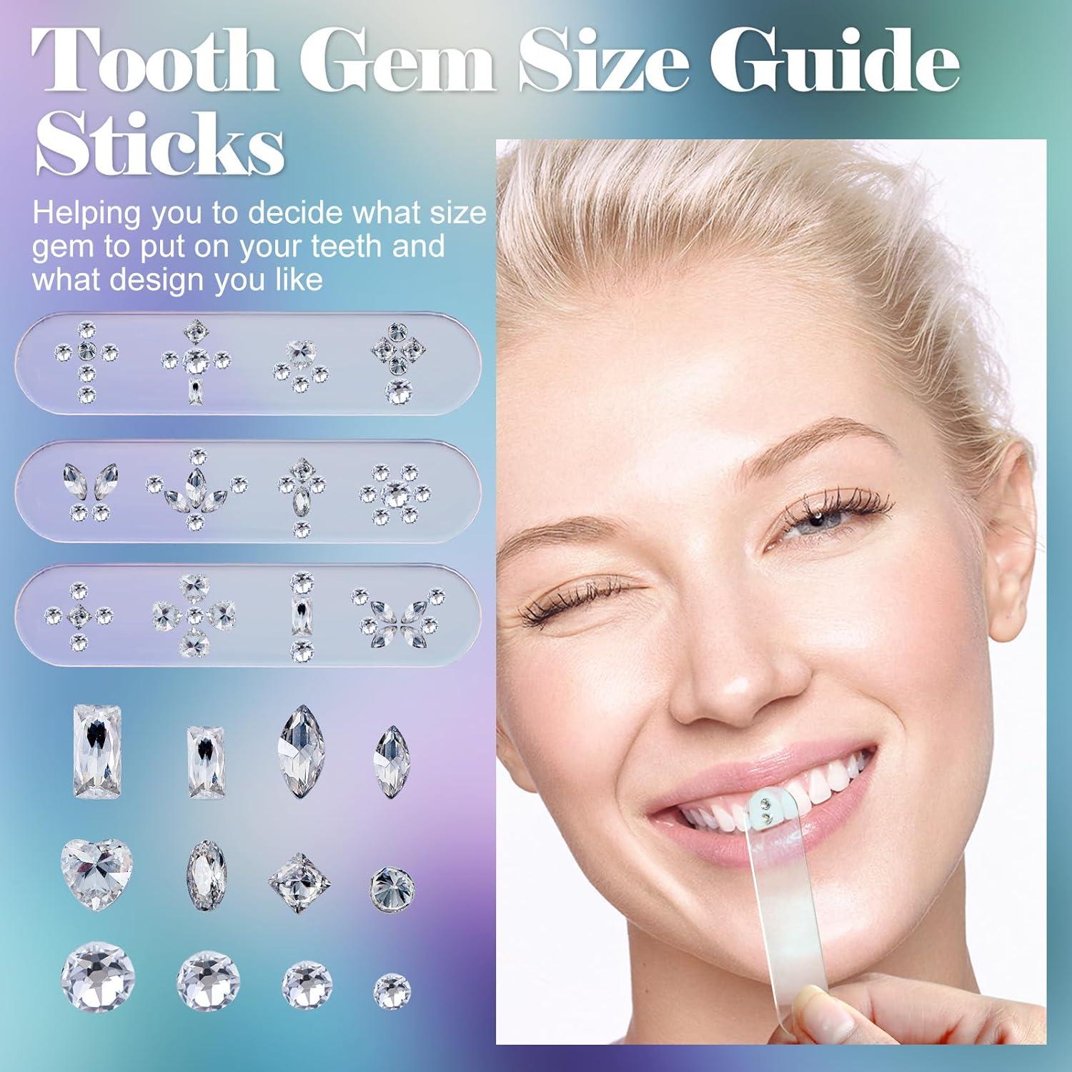 Novani Tooth Gem Kit - 260 DIY Pieces for Professional Teeth Gem ...