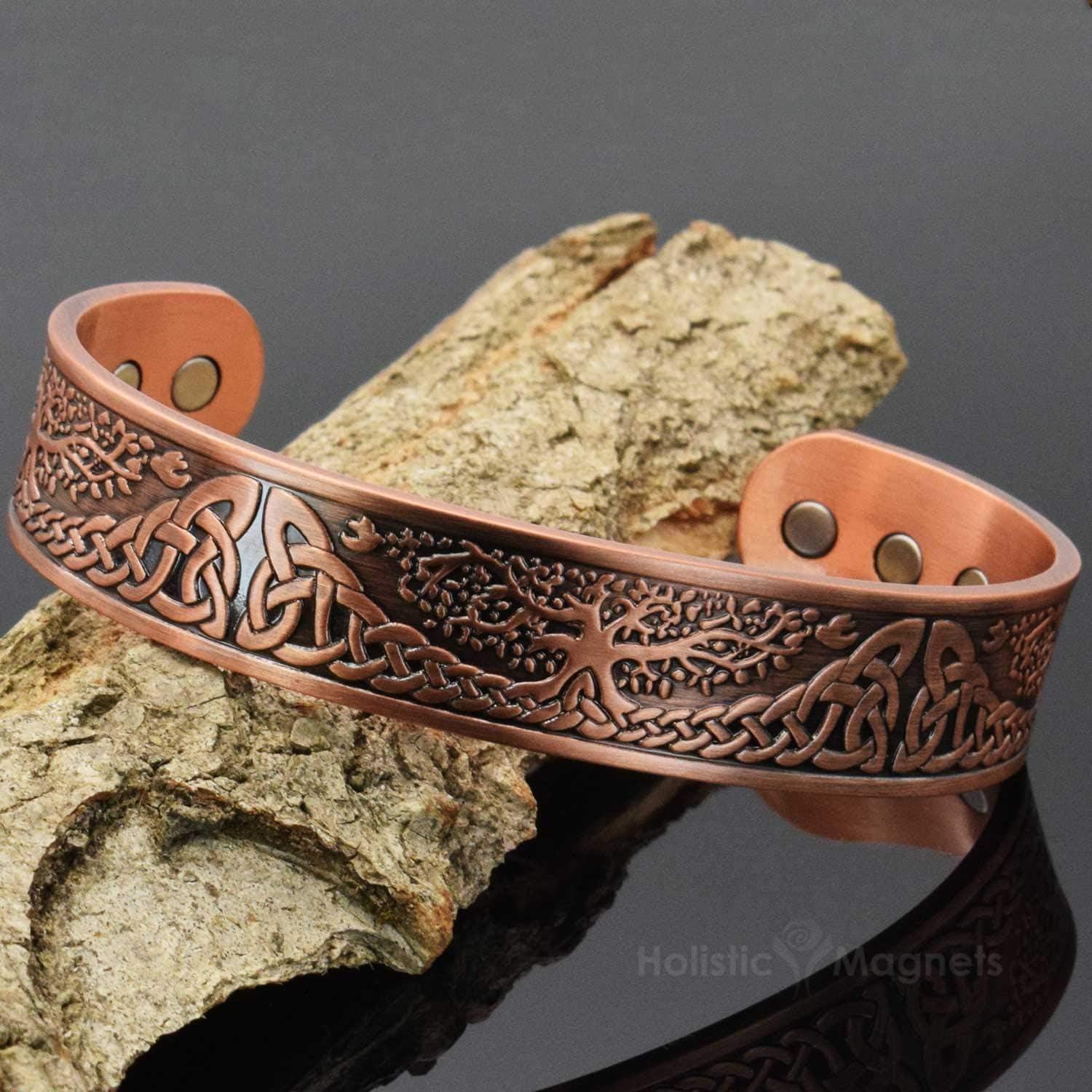 Holistic Magnets Copper Magnetic Bracelet for Arthritis & Tendinitis ...