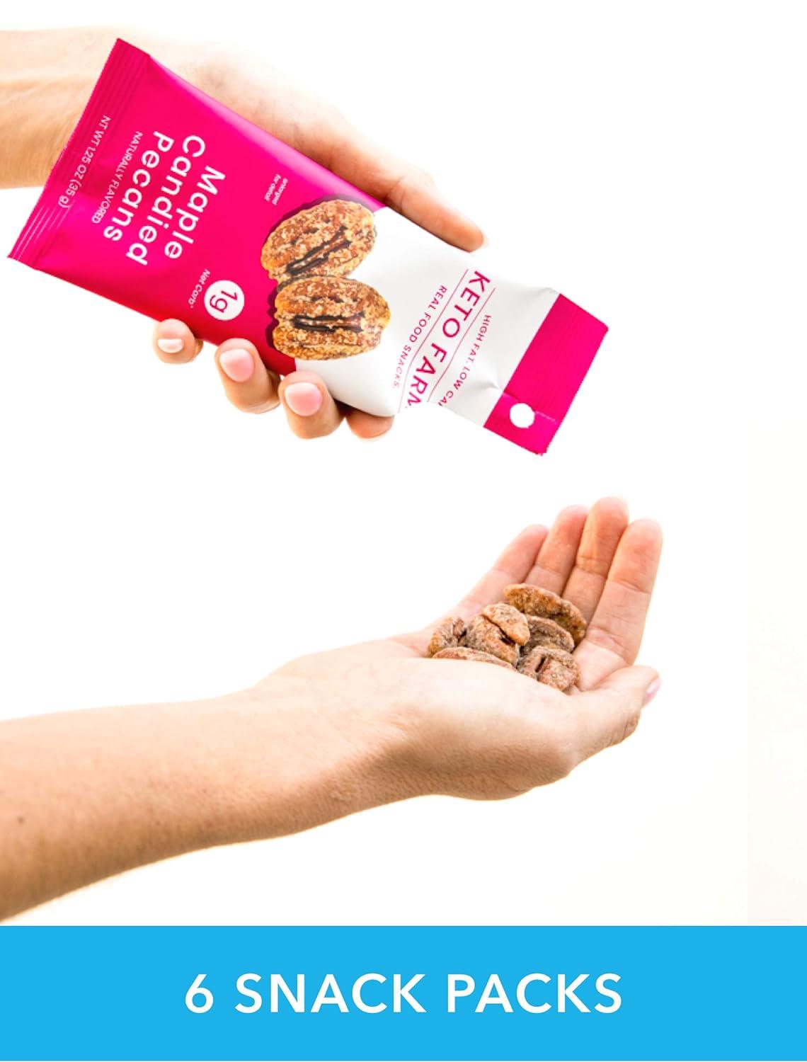 Keto Farms Keto Nuts Trail Mix Snack Packs - Variety Pack of Healthy ...