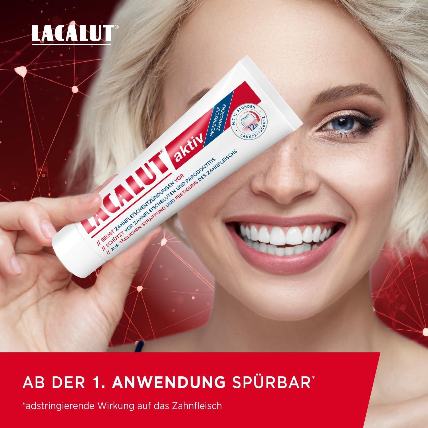 Lacalut Active Toothpaste 100ml | Effective Gum Care & Dental Health ...