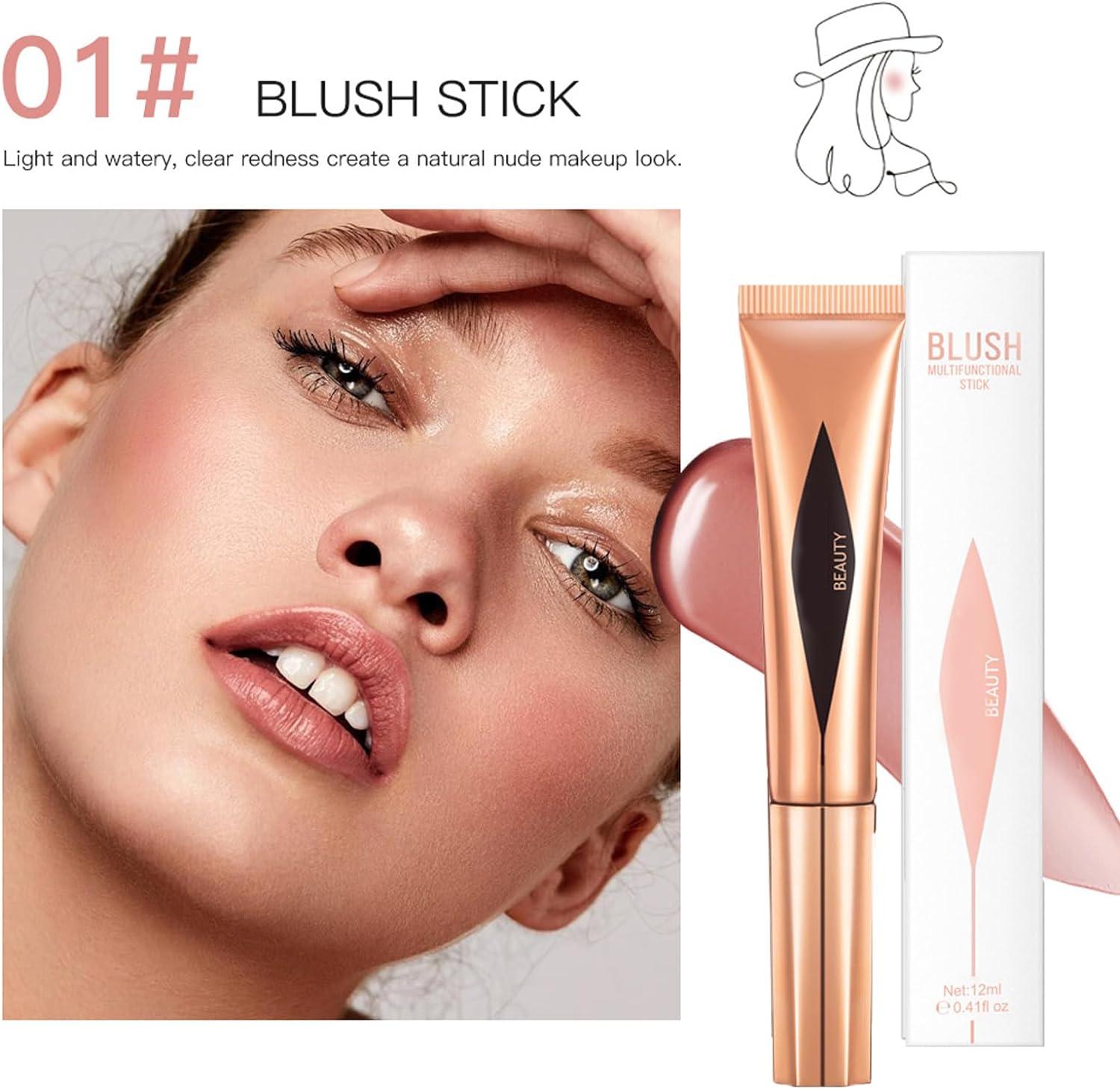 Silky & Long-Wearing Liquid Blush Stick for Cheeks - Pink Blush ...