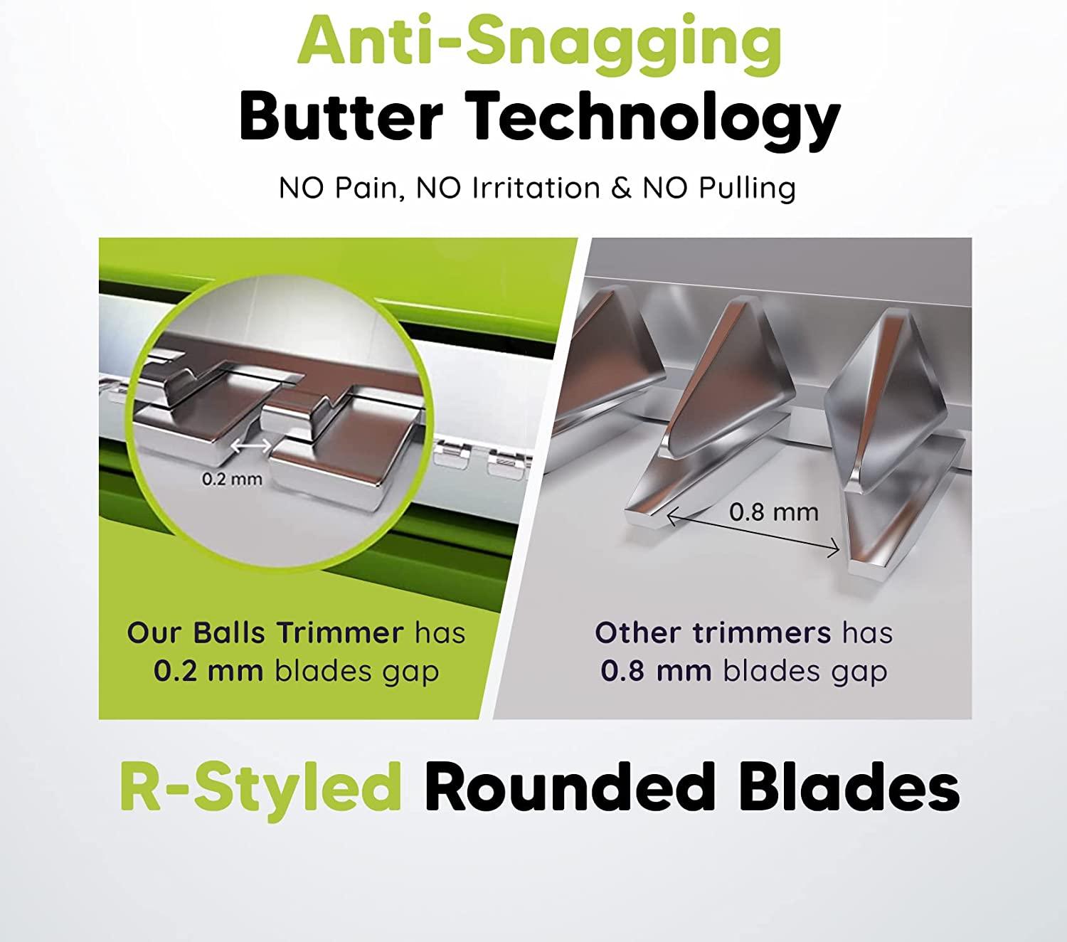 Letsshave Electric Ball Hair Trimmer for Men | Rechargeable Body ...