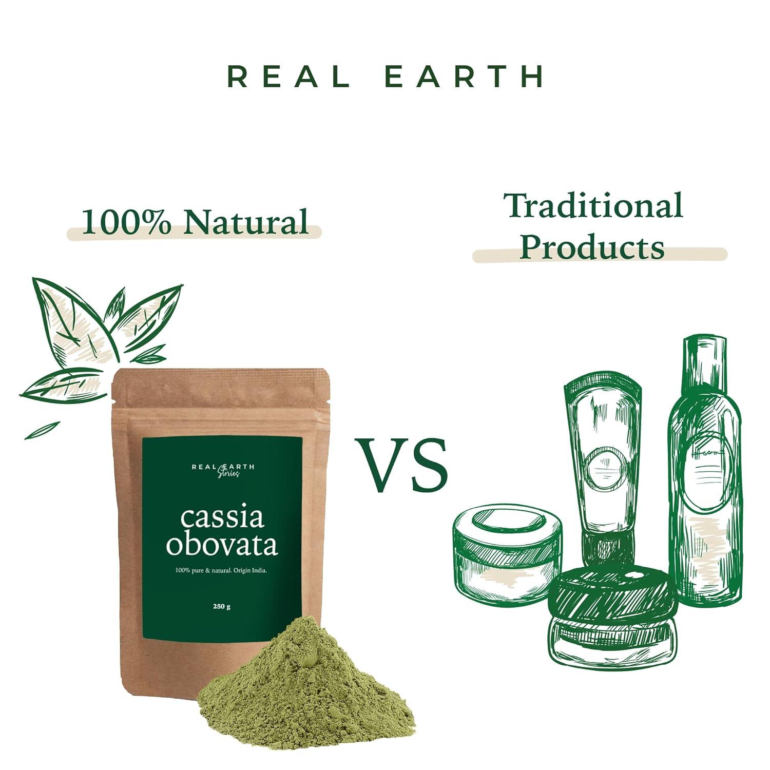 Cassia Obovata Powder - Vegan Blonde Hair Henna Treatment 250g ...