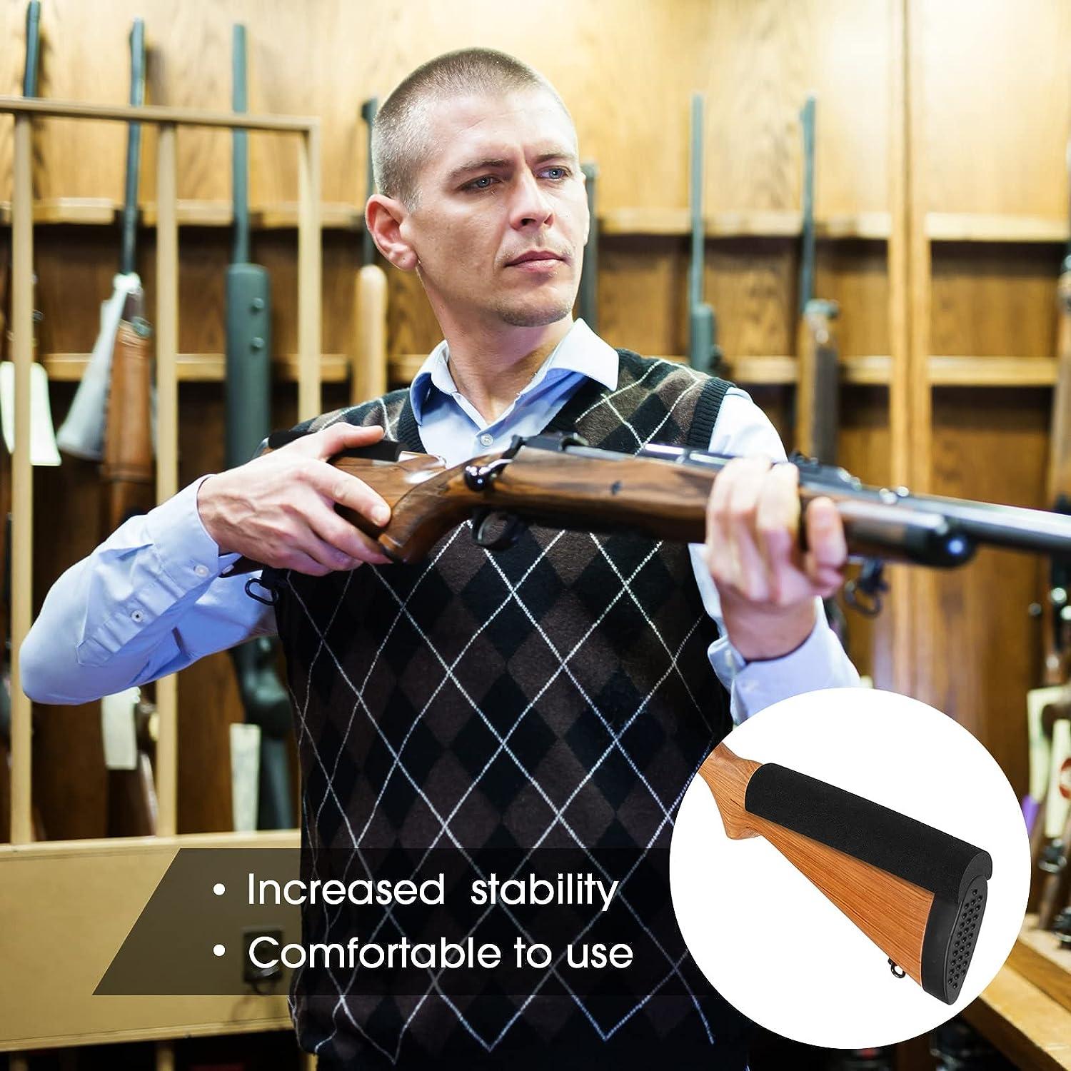 Gueevin 6-Piece Black EVA Foam Rifle Cheek Riser Rest Pad Set - Non ...