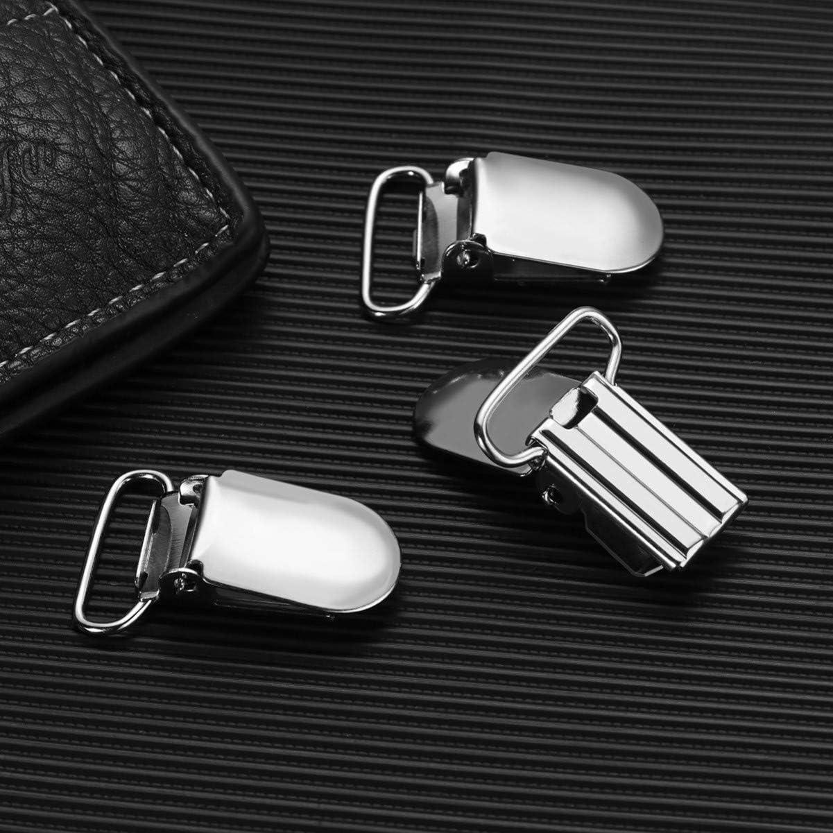 WINOMO Pacifier Clips 20PCS - Metal Strap Hooks for DIY Children ...
