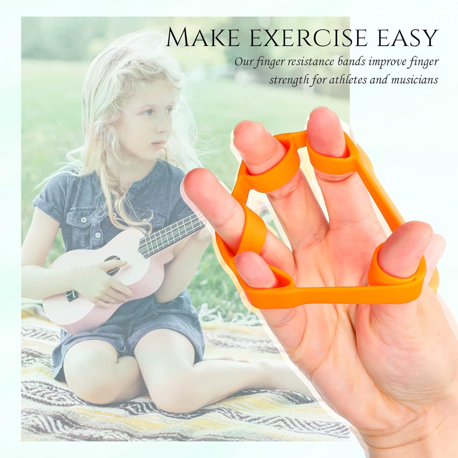 Estune 27 Pack Finger Strengthener Set - Hand Exercisers for Grip ...