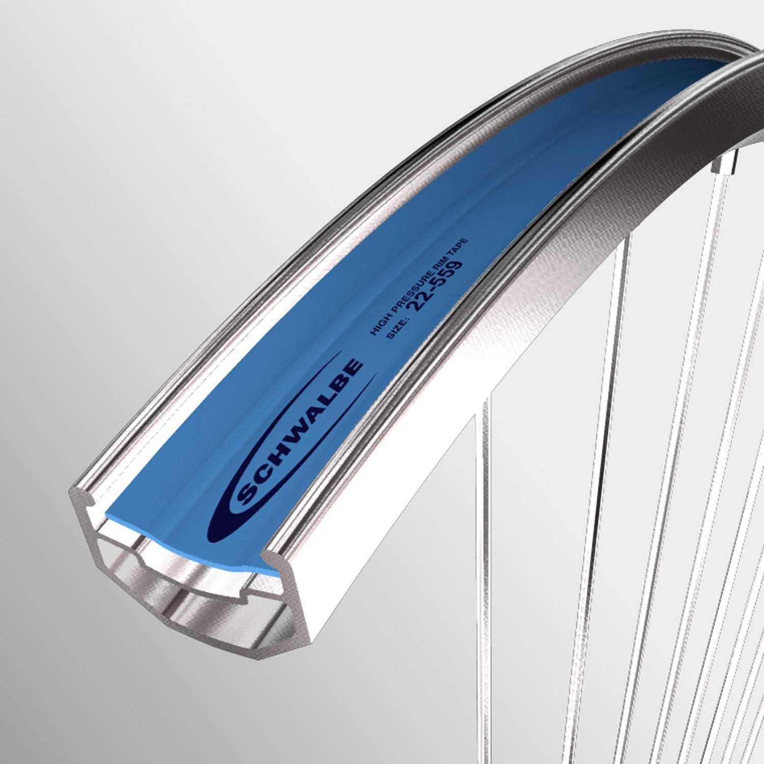 SCHWALBE High Pressure Rim Tape 700x25C Blue - Premium Quality Rim ...