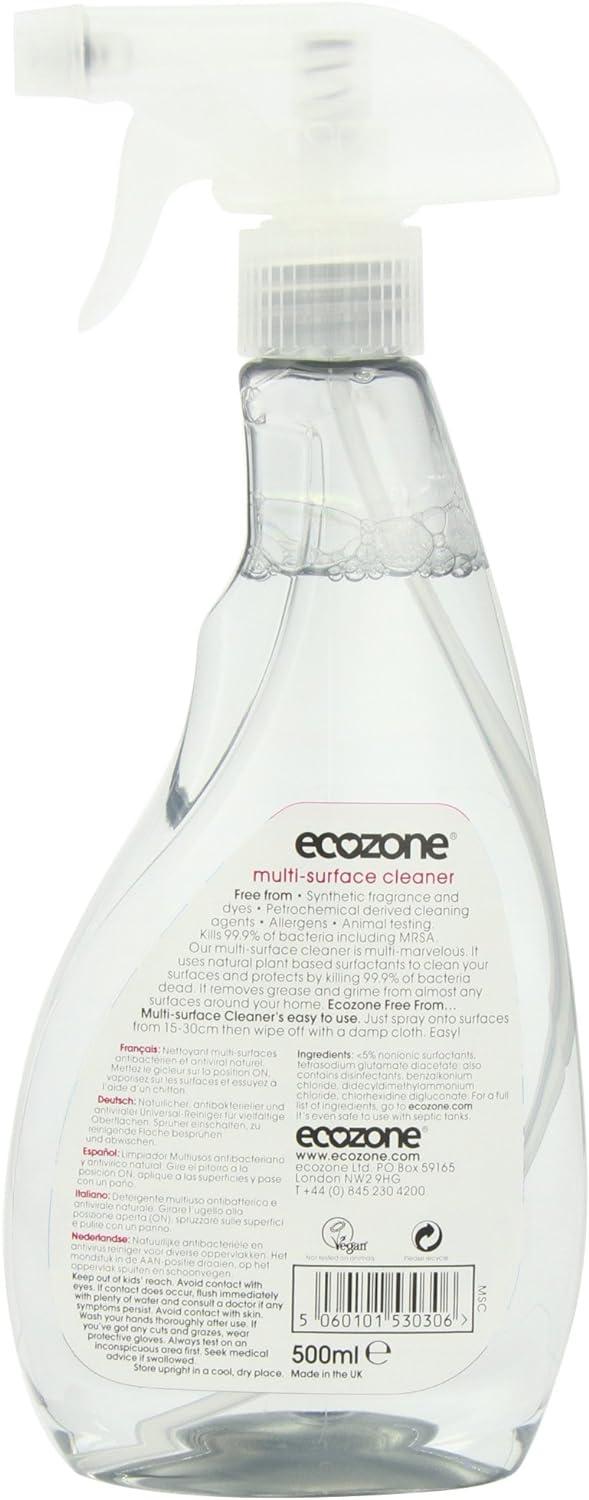 Ecozone Anti Bacterial Multi Surface Cleaner - Eco-Friendly Cleaning ...