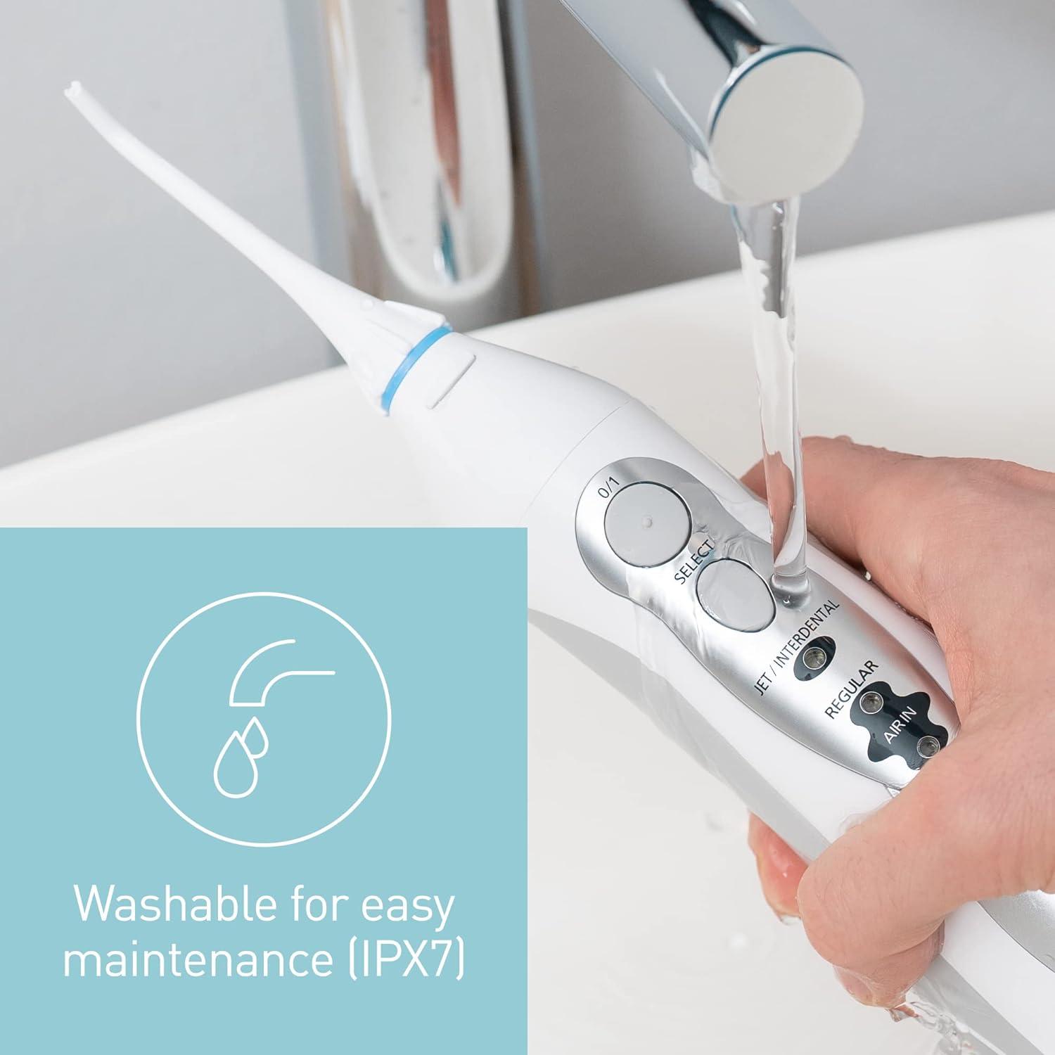 Panasonic EW1411 Rechargeable Oral Irrigator Water Flosser | 4 Jet ...