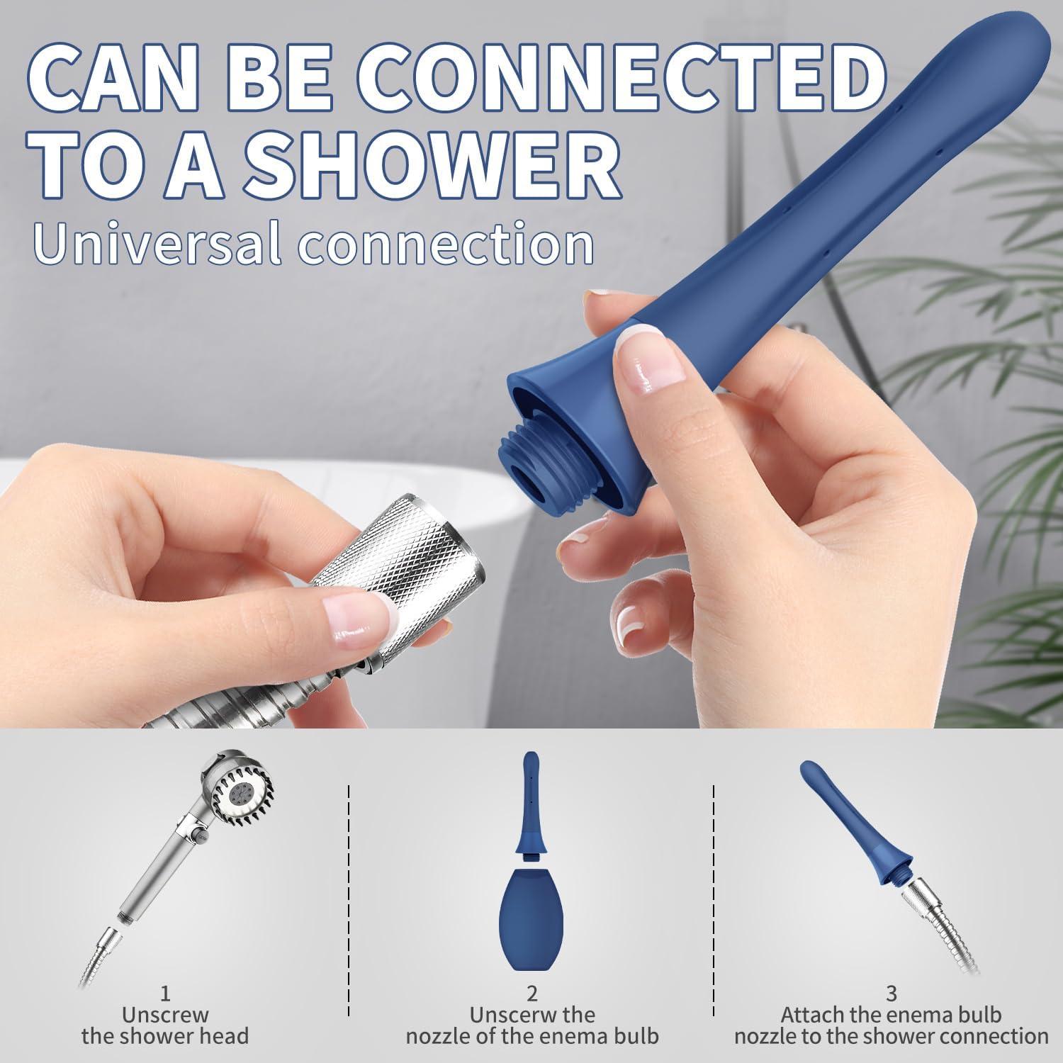 Intimate Shower Enema Douche - Anti-Backflow Intestinal Cleansing ...